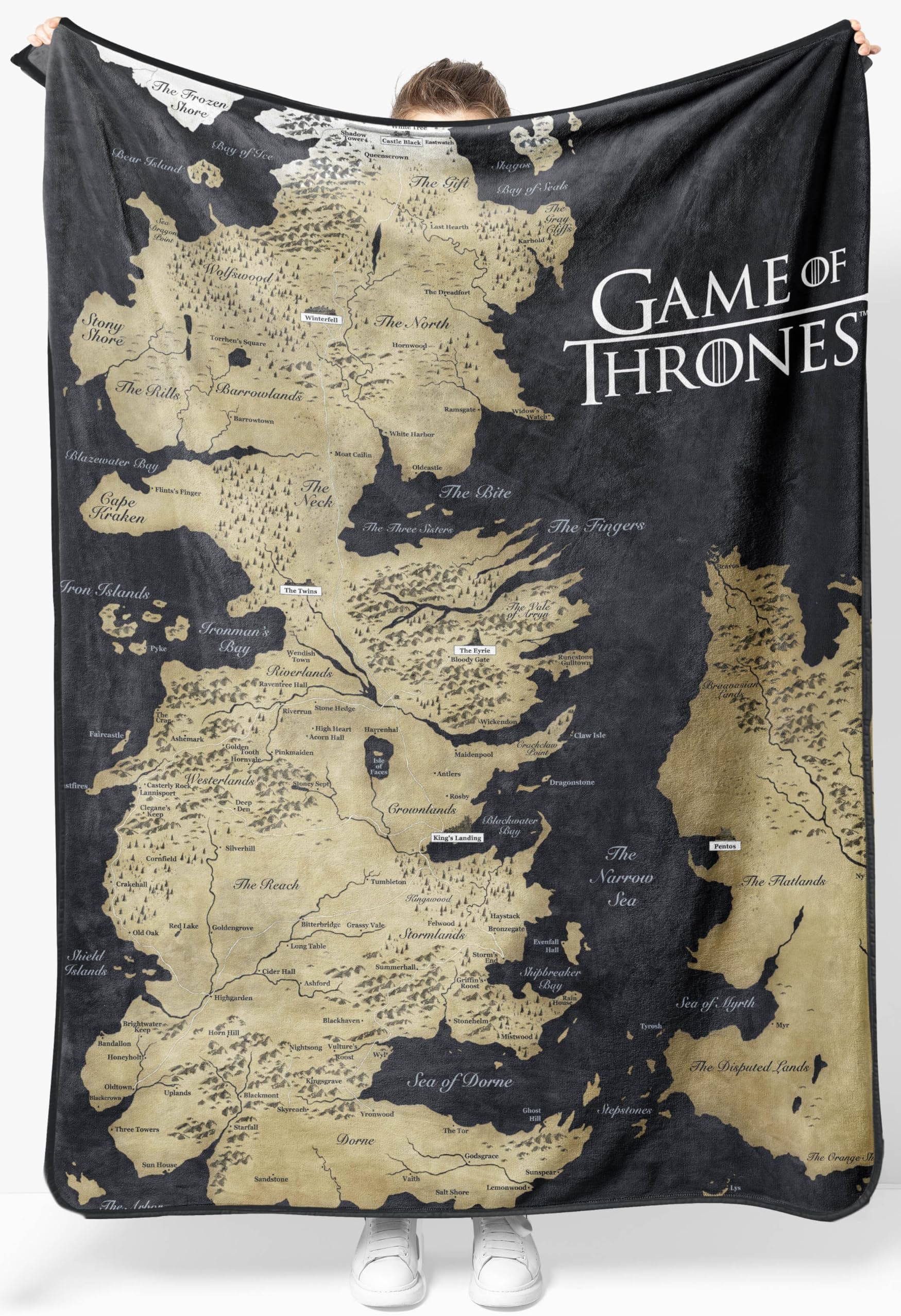 Amazon.com: Northwest Lord of The Rings Micro Raschel Throw Blanket, 46 ...