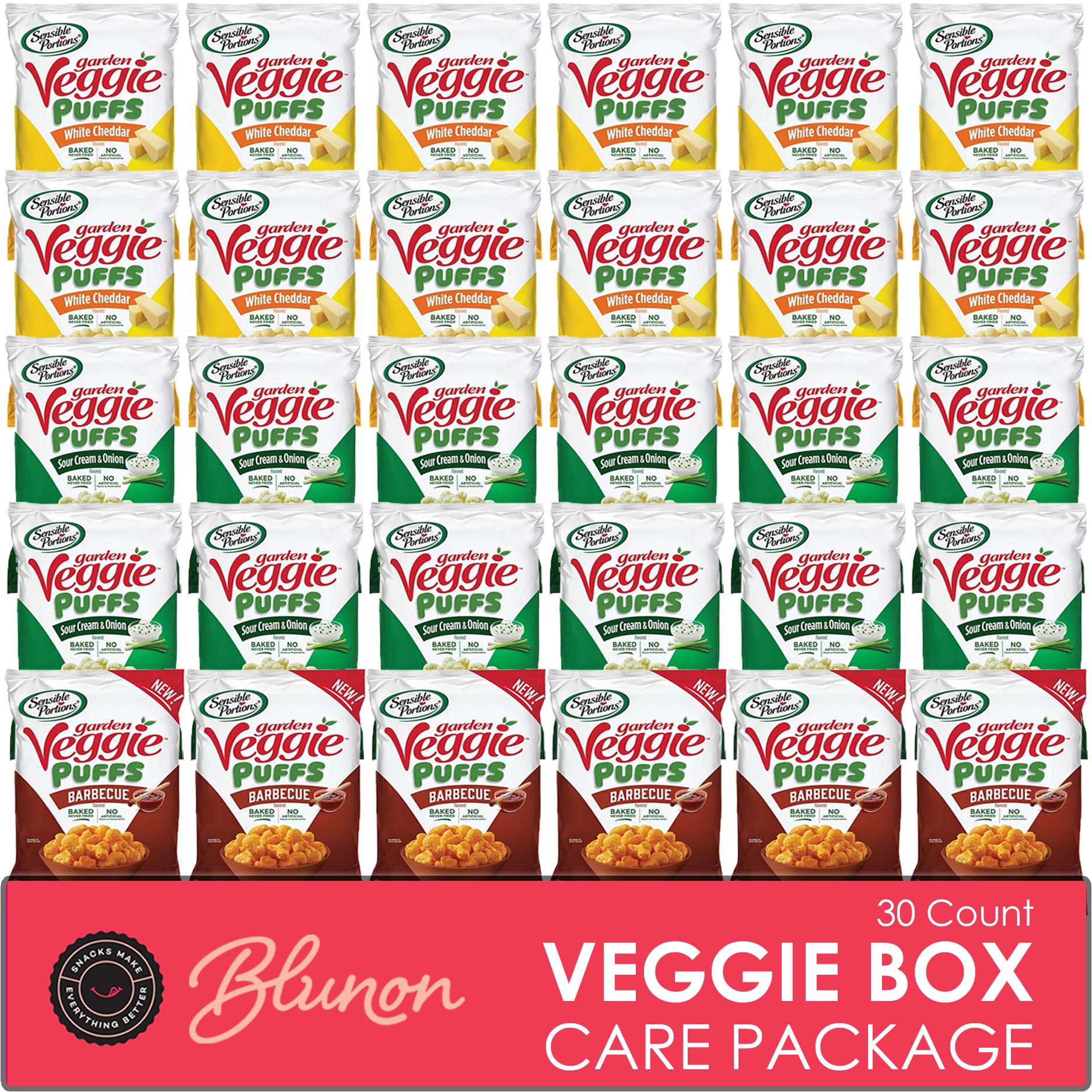 Veggie Puffs Variety Pack Baked Corn Pops Snack Bag Healthy ...