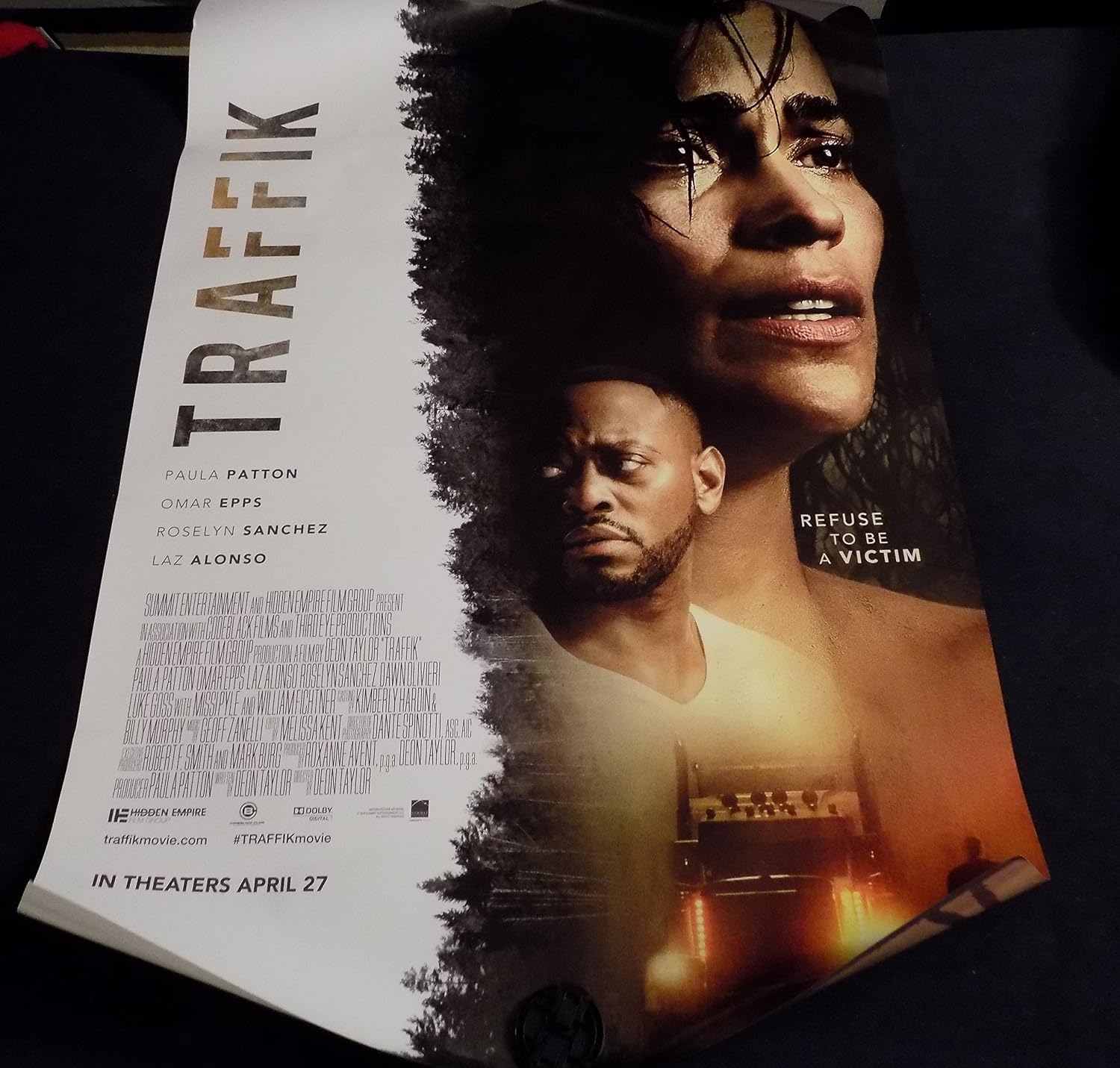 Amazon.com: TRAFFIK (2018) Original Authentic Movie Poster 27x40 ...