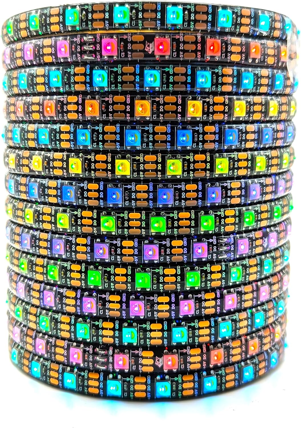 Amazon.com: FOXWIRE Individually Addressable LED Light Strip - RGBW ...