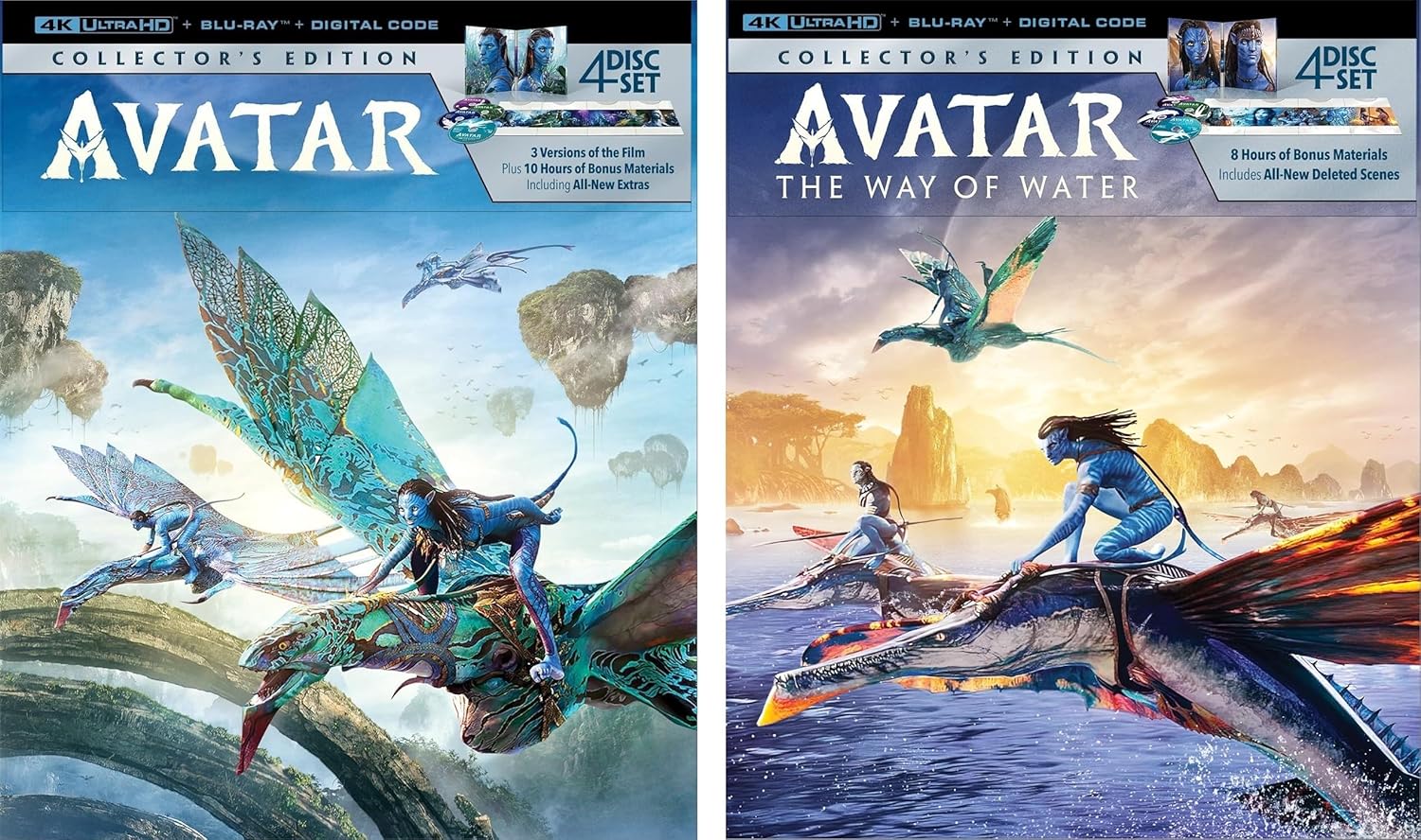 Amazon.com: Avatar 2 Film Ultimate Collector's Edition Set - Avatar and ...