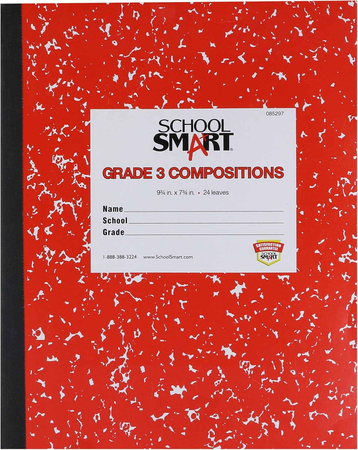 Amazon.com : School Smart Skip-A-Line Ruled Composition Book, Grade 3 ...