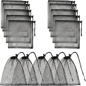 Amazon.com: Tucnoeu 15pcs Small Mesh Bags Mini Mesh Drawstring Bag with ...