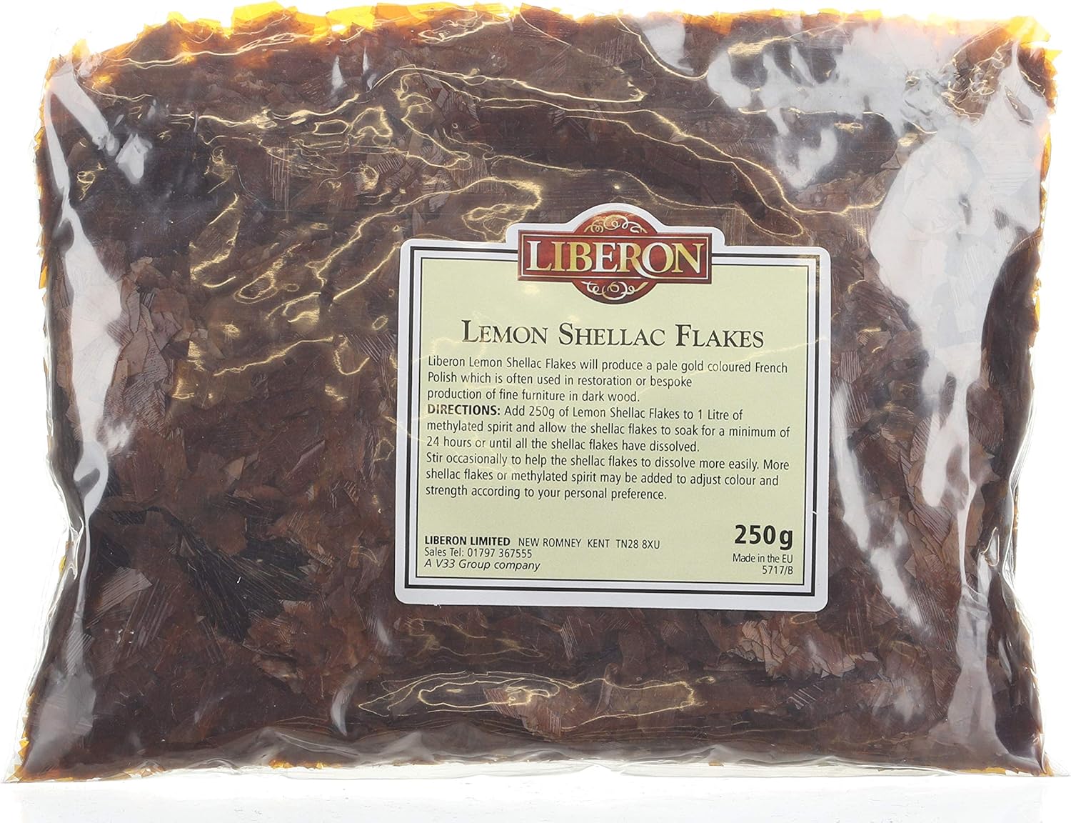 Liberon Lemon Shellac Flakes, 250g, Varnish - Amazon Canada