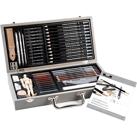 Royal & Langnickel Essentials Sketch Box Set : Amazon.co.uk: Home & Kitchen