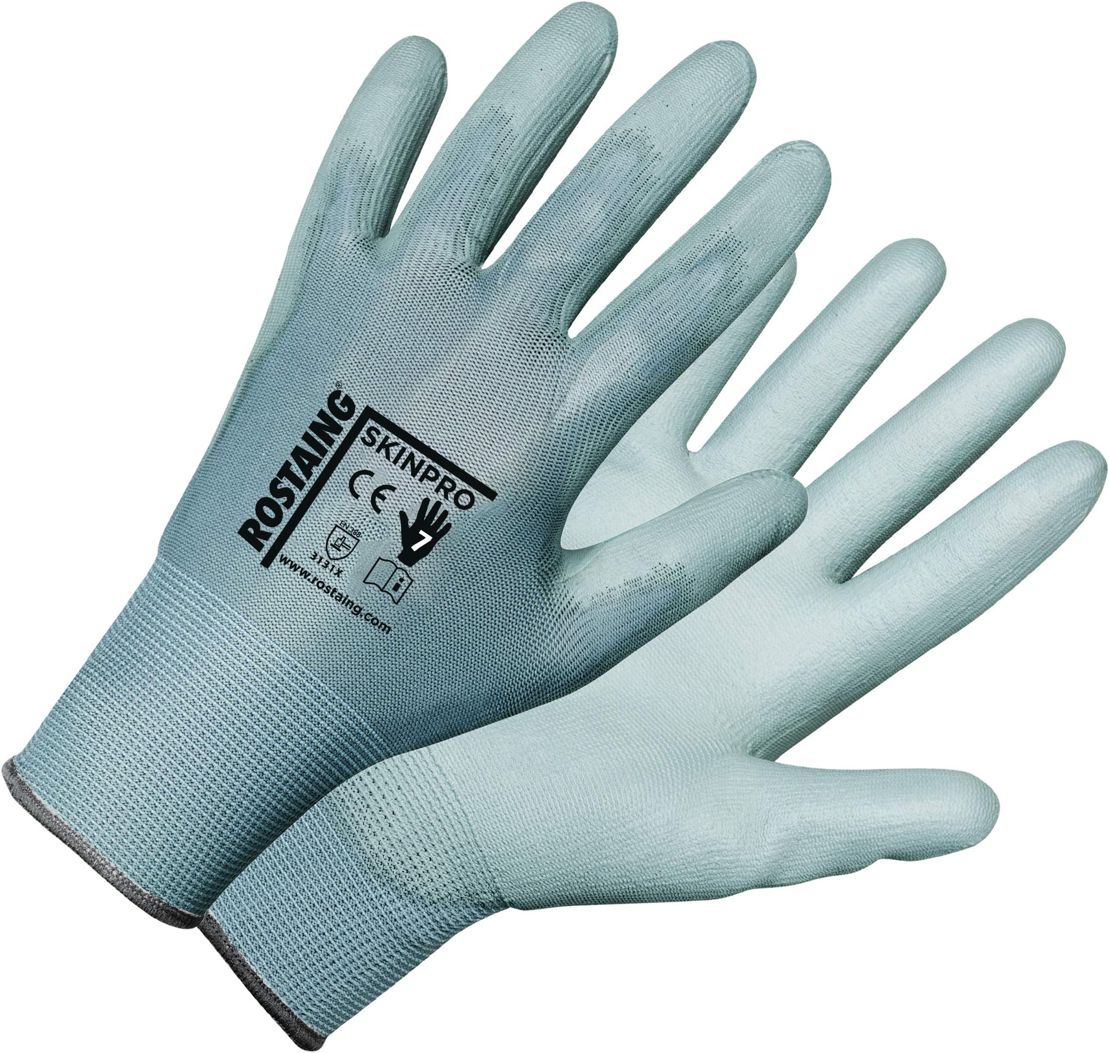 Rostaing Mixte Skinpro Gants, Gris, 8 EU : Amazon.fr: Bricolage
