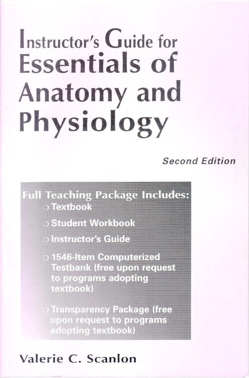 Instructors Guide for Essentials of Anatomy & Physiology Scanlon: اشتري اون لاين بأفضل الاسعار ...
