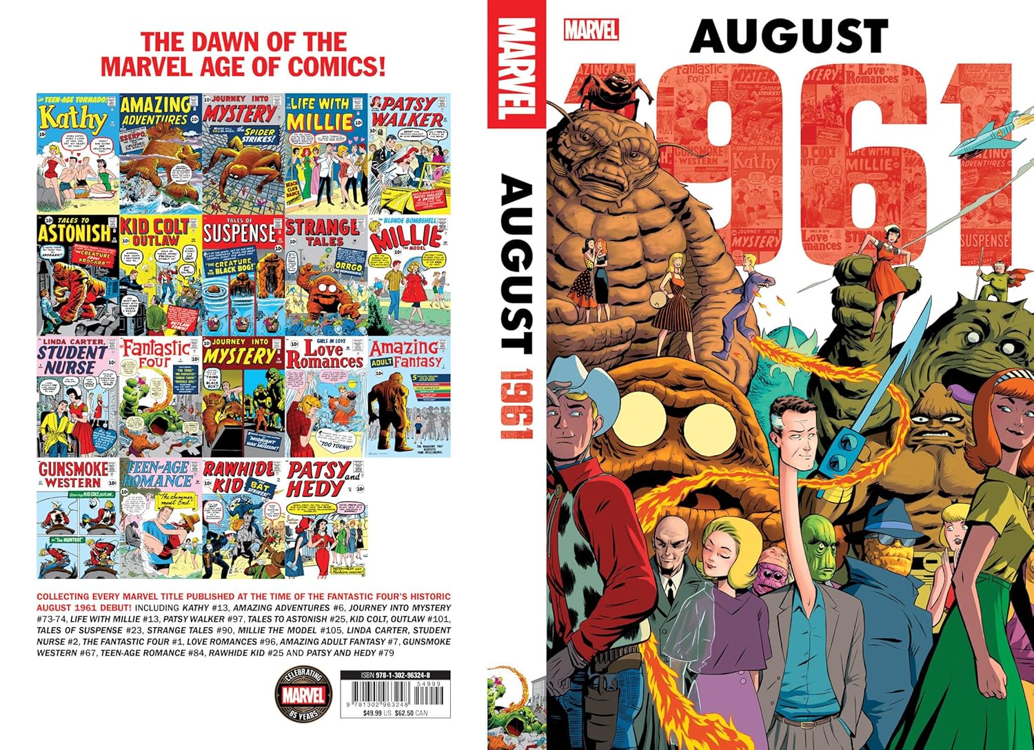 MARVEL: AUGUST 1961: Lee, Stan, Marvel Various, Kirby, Jack, Kirby ...