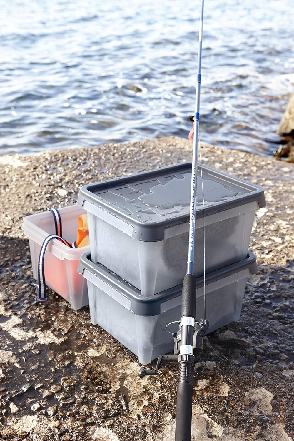 SmartStore – Dry 15 – Set of 7 Small Clear Waterproof Storage Boxes ...