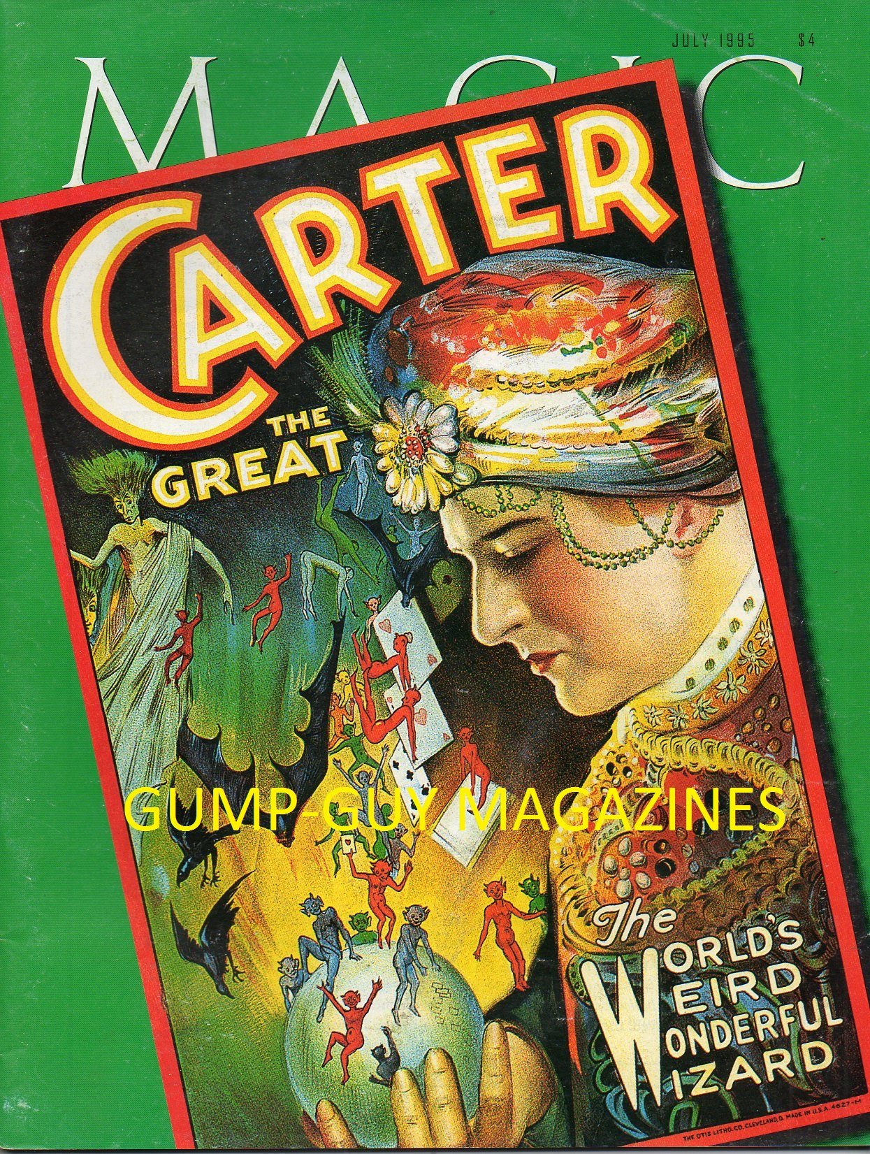 Buy MAGIC Magazine July 1995 THE GREAT CARTER: THE WORLD'S WEIRD ...
