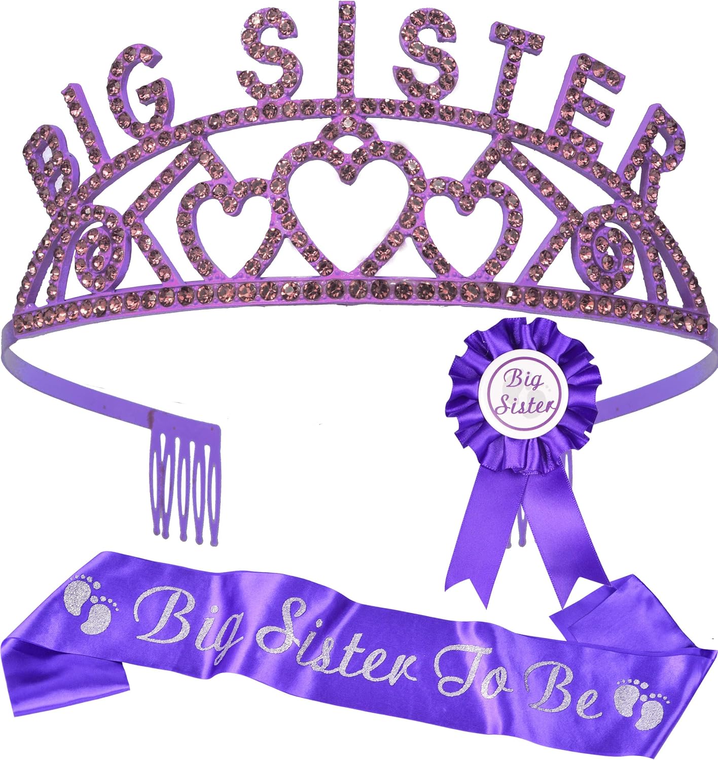 Amazon I Am Going To Be Big Sister Big Sister Crown Sash And Pin amazon-i-am-going-to-be-big-sister-big-sister-crown-sash-and-pin