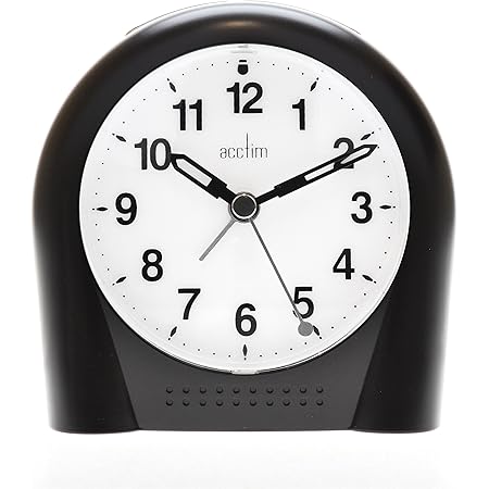 Acctim 15633 Sweeper Smartlite® Alarm Clock in Black : Amazon.co.uk ...