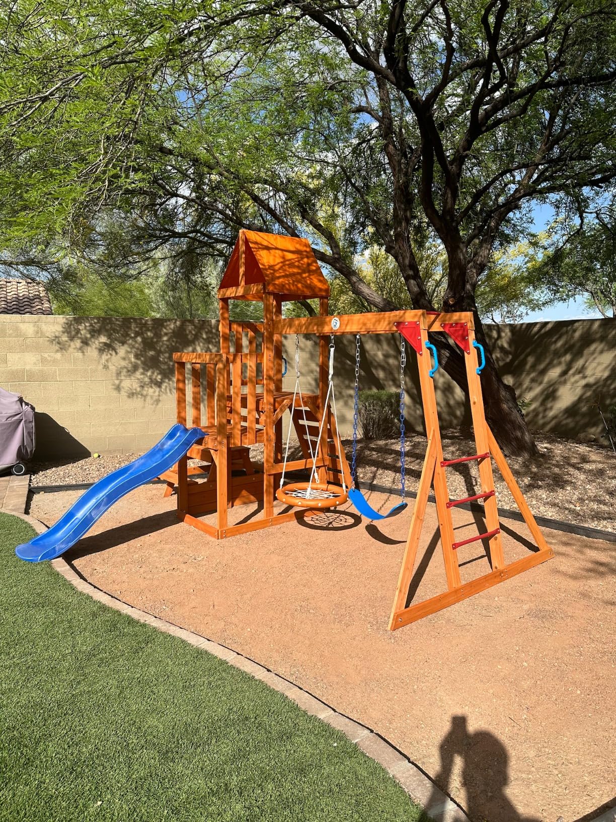 $21/mo - Finance Dolphin Playground Cedar Wooden Swing Sets for ...