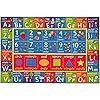 Amazon.com: Bilingual Spanish English Learning ABC Area Rug, Alfombra ...
