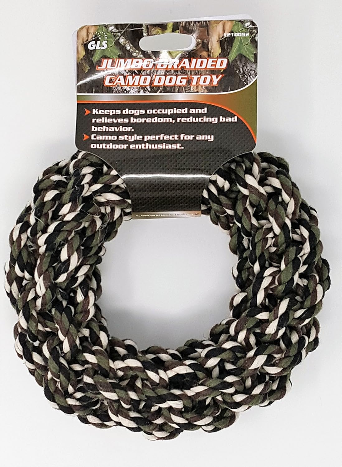 Pet Supplies : GLS Jumbo Braided Camo Rope Dog Toy, Heavy Duty Rope ...