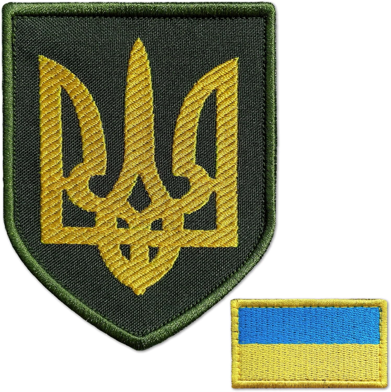 Amazon.com: Bluyellow 2Pcs Ukraine Patch Set, Embroidered Ukraine Flag ...
