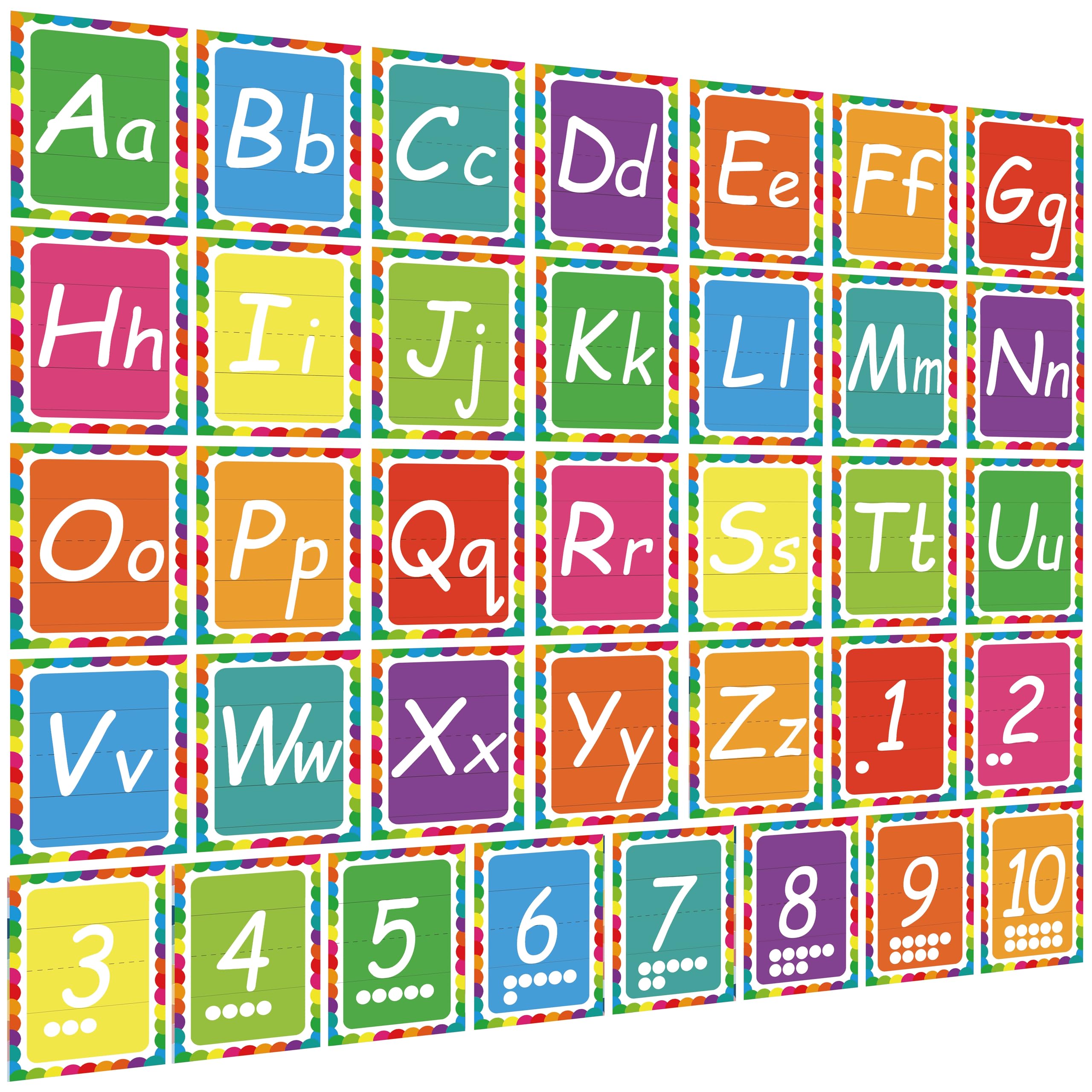 Snapklik.com : 36 Alphabet Bulletin Board Set, Alpethabet Line ABC ...