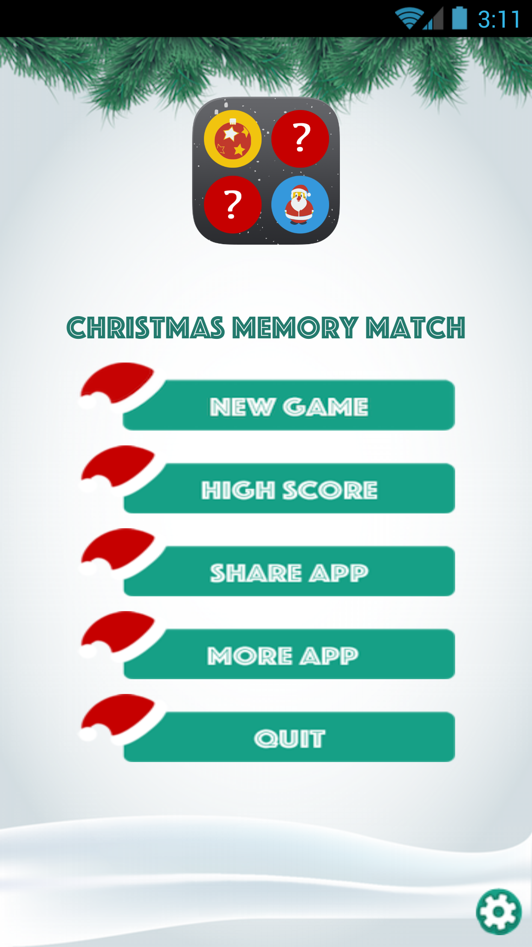X MAS matching - memory game - Application sur Amazon Appstore