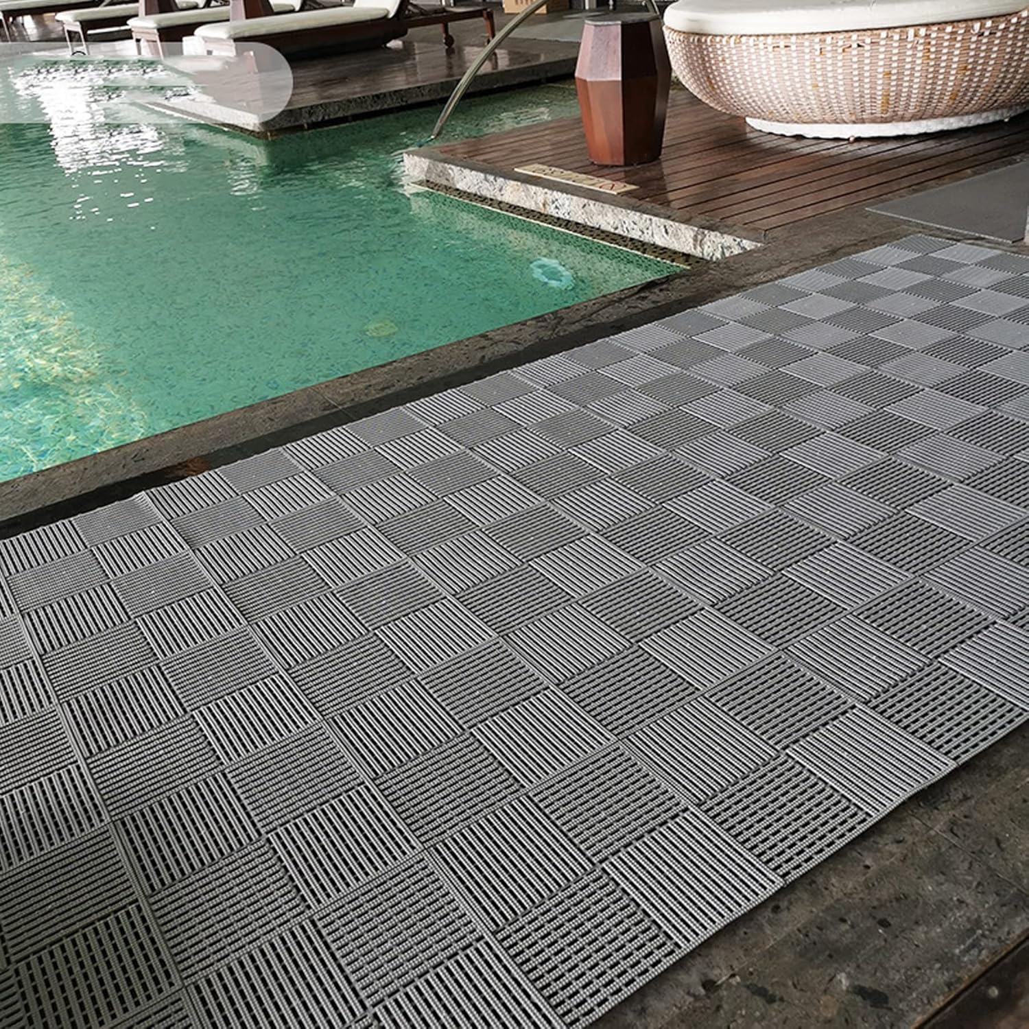 Amazon.com: WLWLEO 12 Pack 11.8'' x11.8'' Interlocking Rubber Swimming ...