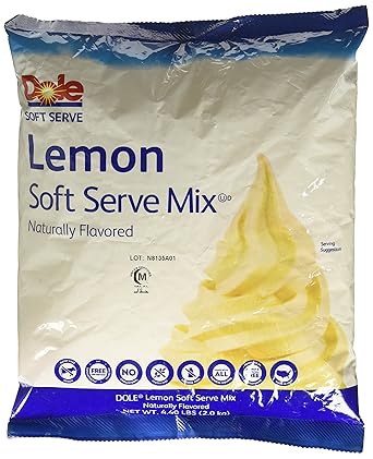 Amazon.com: Dole Soft Serve Lemon Mix, 4.40 lbs : Grocery & Gourmet Food