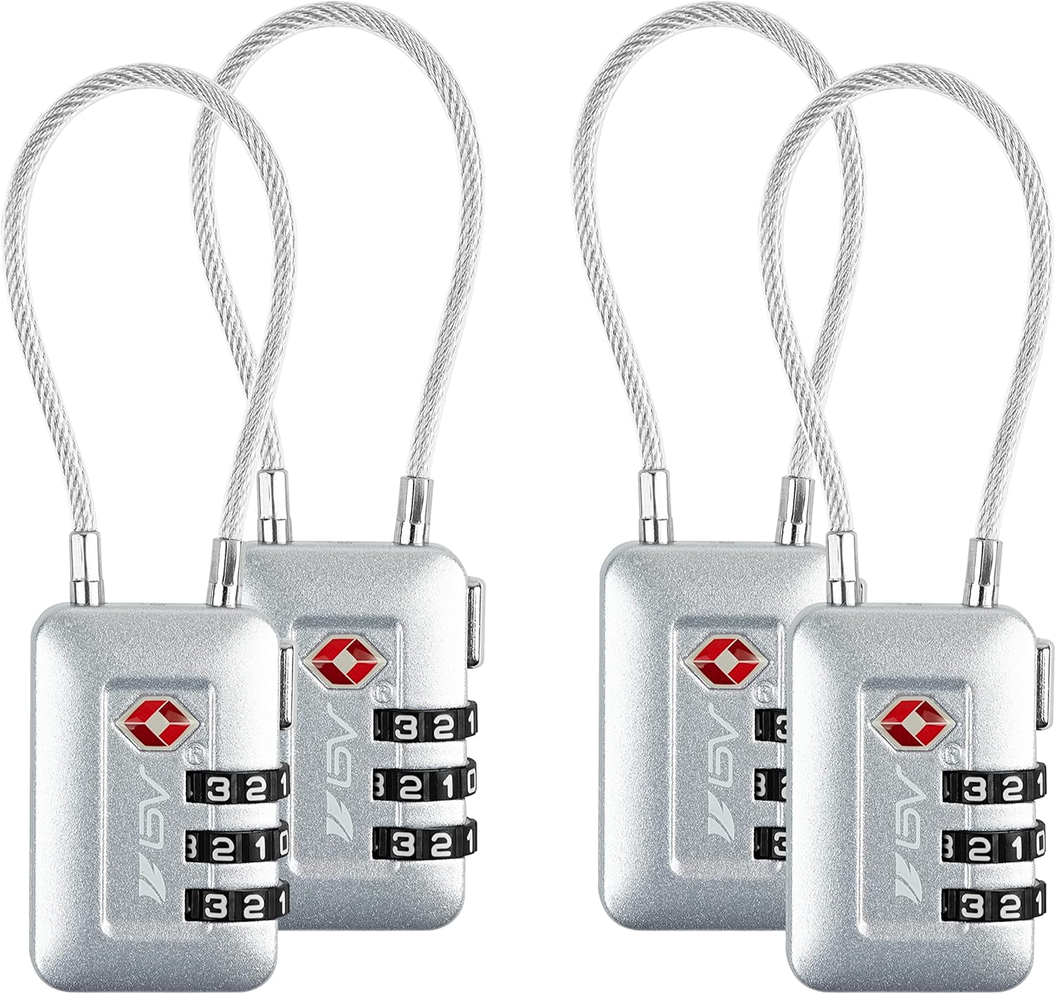 Amazon.com | TSA Approved Luggage Travel Lock, Set-Your-Own Combination ...