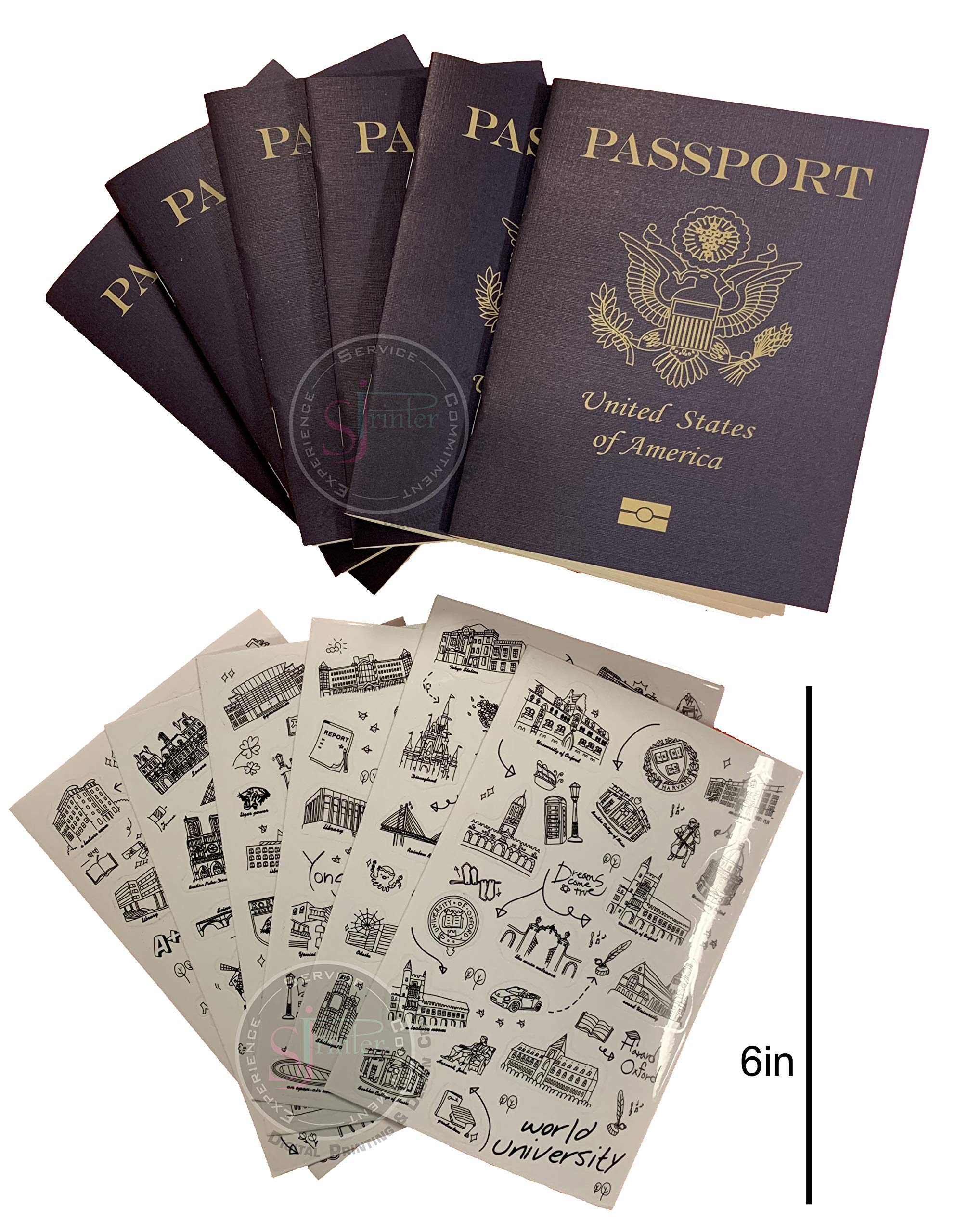 Buy Passport - Little passports for kids - Travel scrapbook - Set with ...