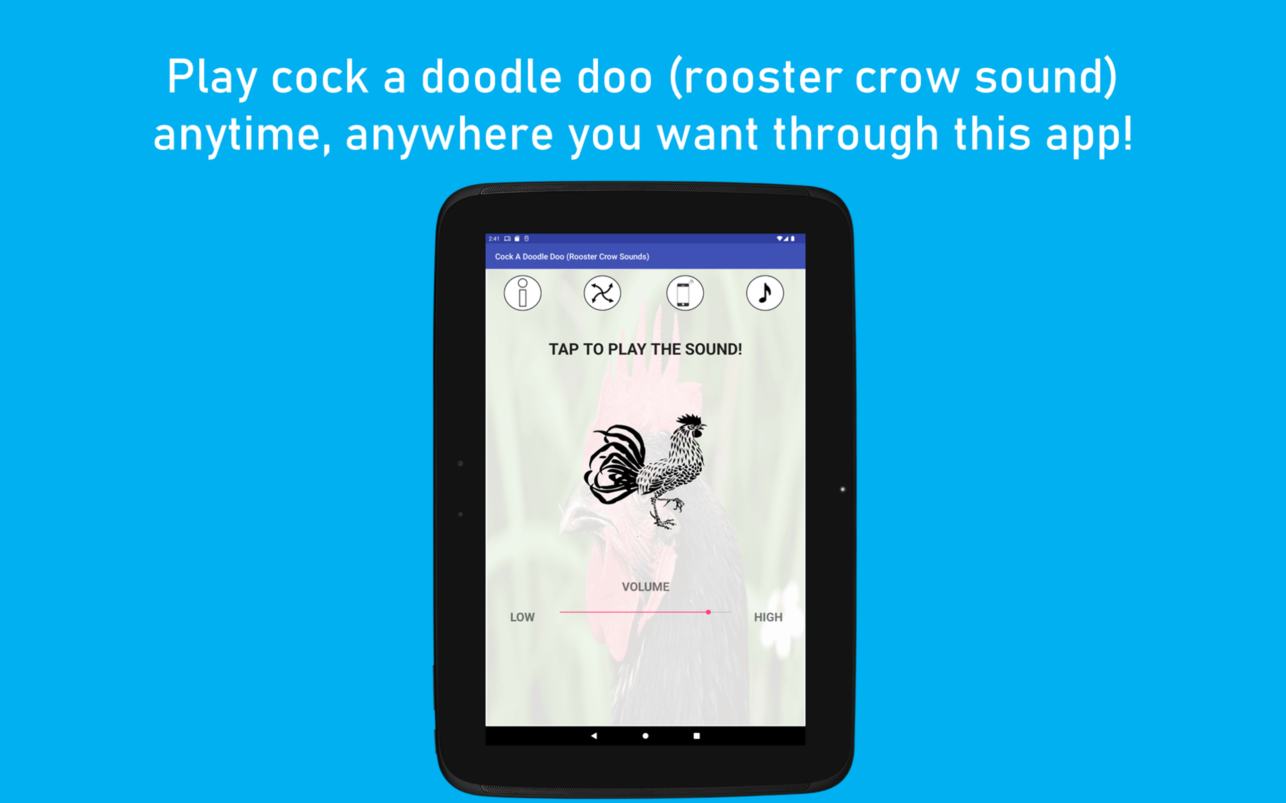 Cock A Doodle Doo (Rooster Crow Sounds) - App on the Amazon Appstore
