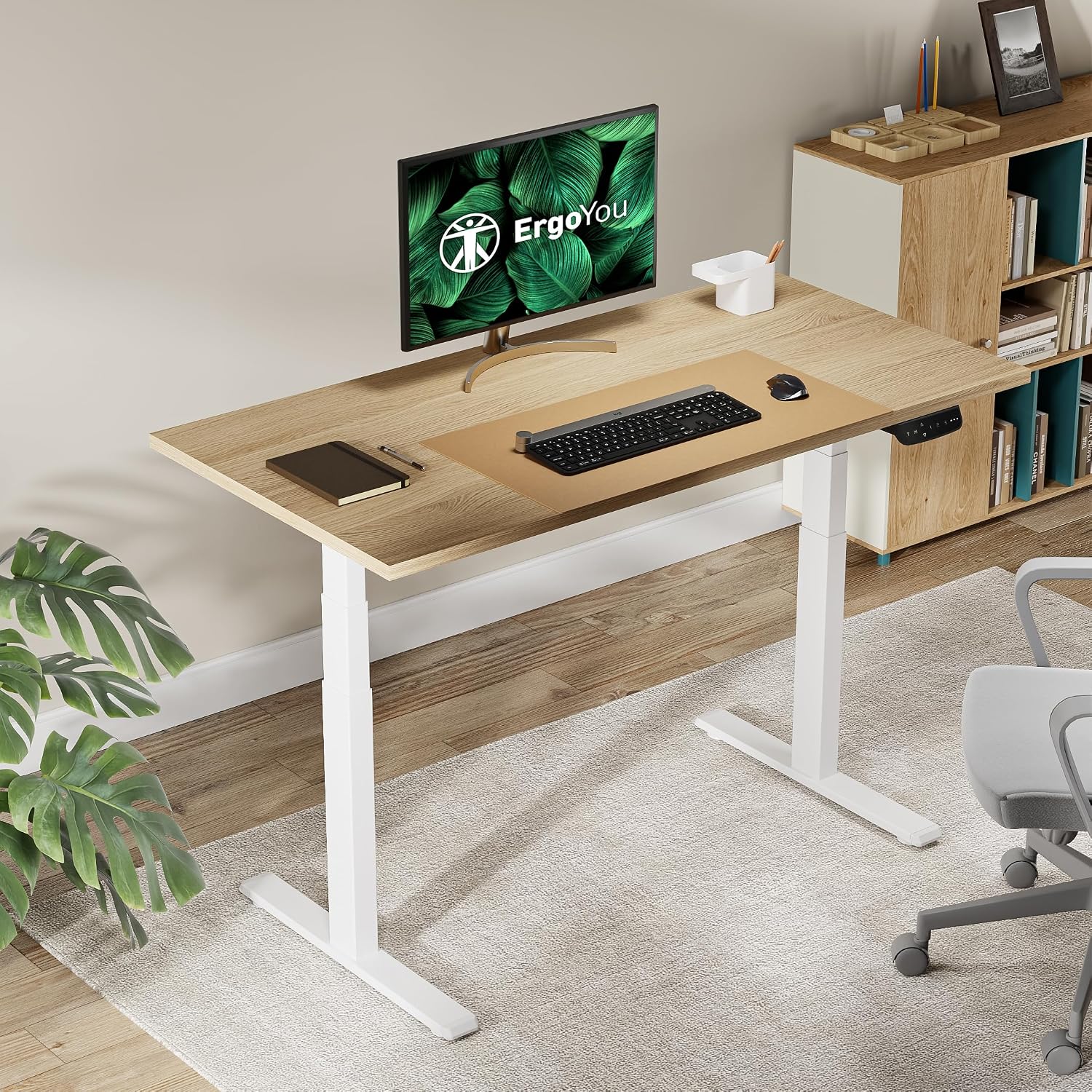 ErgoYou - Electric Height Adjustable Standing Table - Dual Motor 3 ...