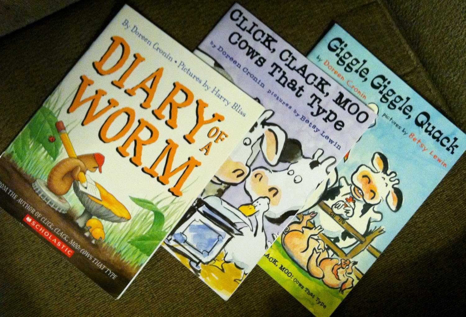 Click, Clack, Moo Cows That Type, Giggle, Giggle, Quack and Diary of a ...