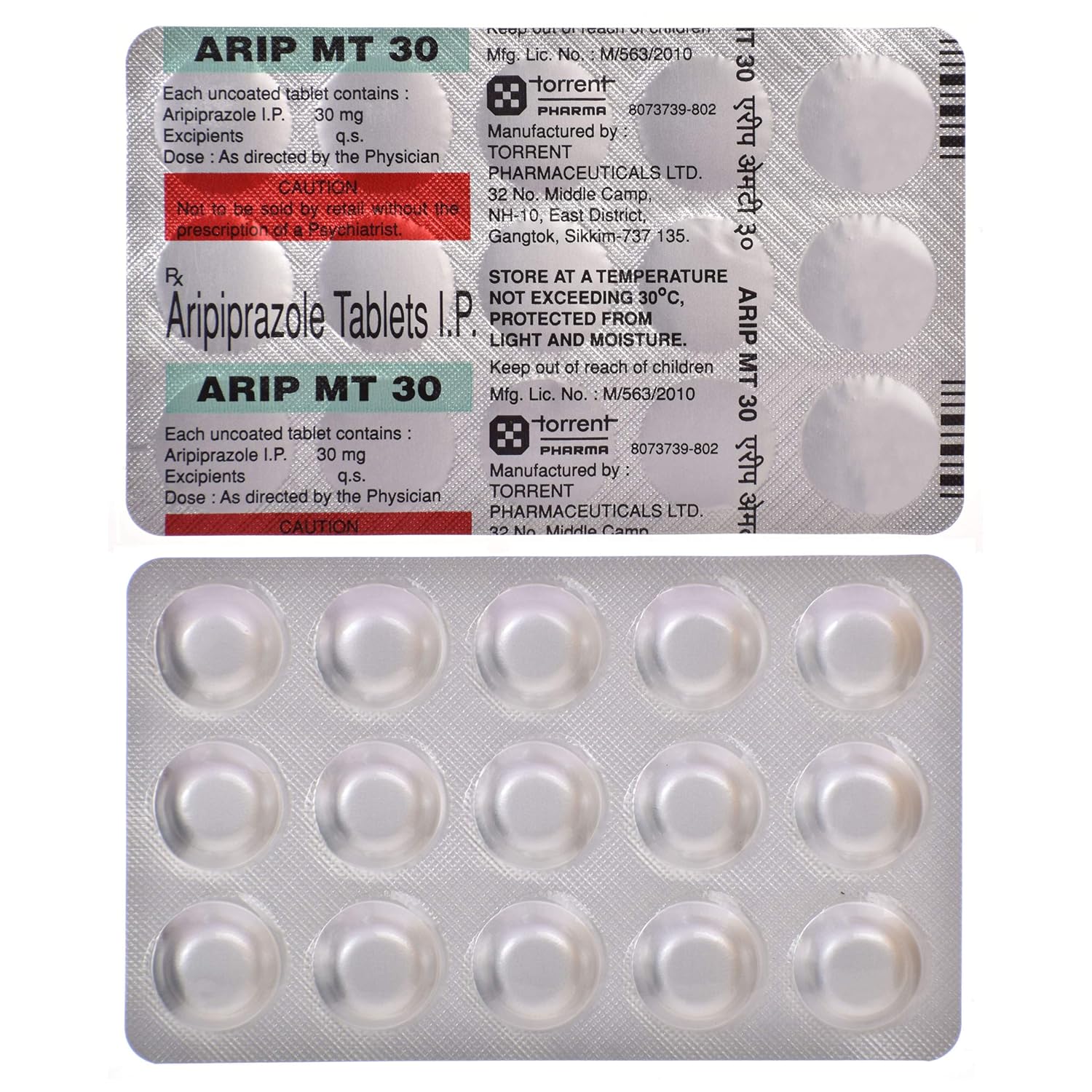 Arip MT 30 - Strip of 15 Tablets : Amazon.in: Health & Personal Care