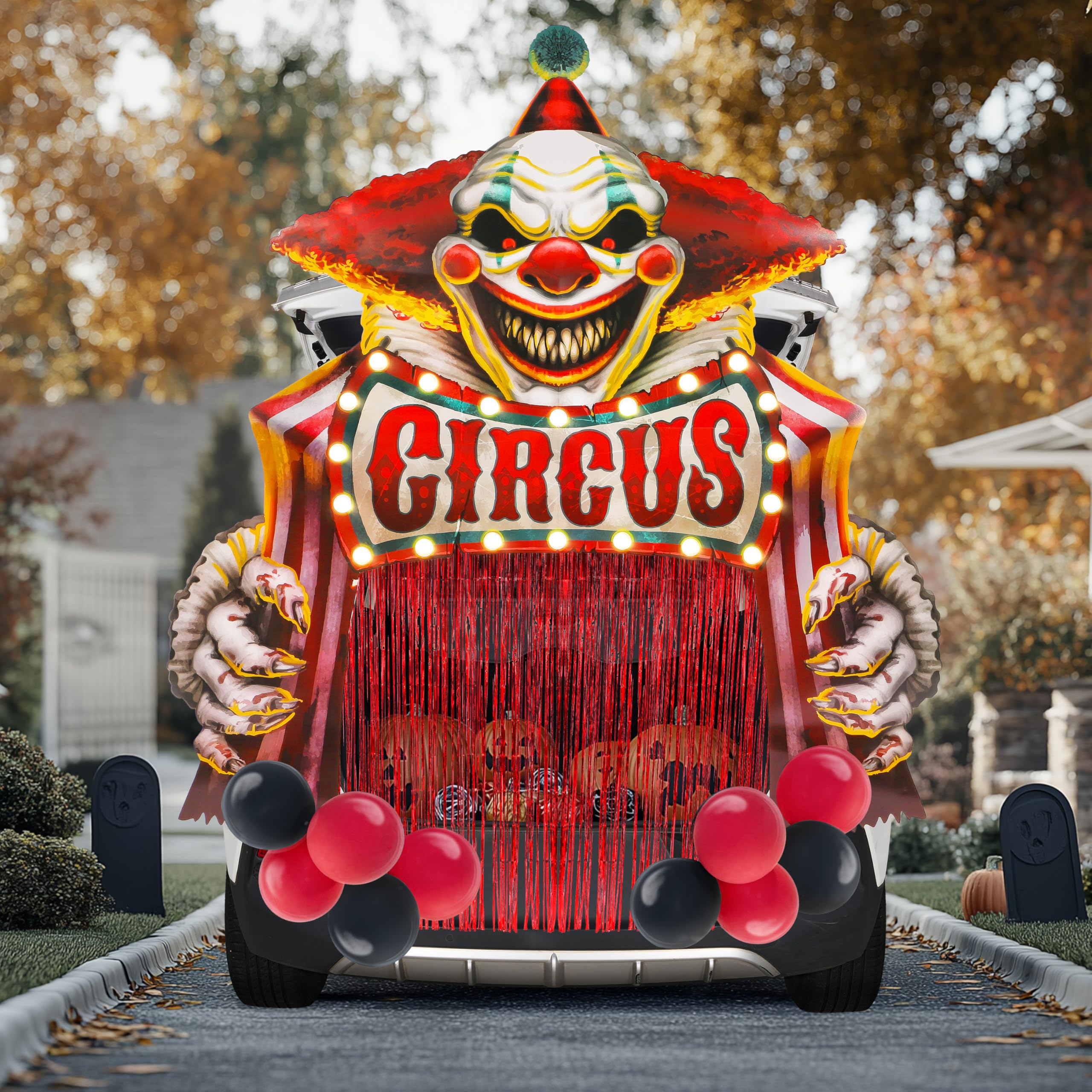 Snapklik.com : JOYIN Halloween Clown Circus Carnival Theme Decorations ...