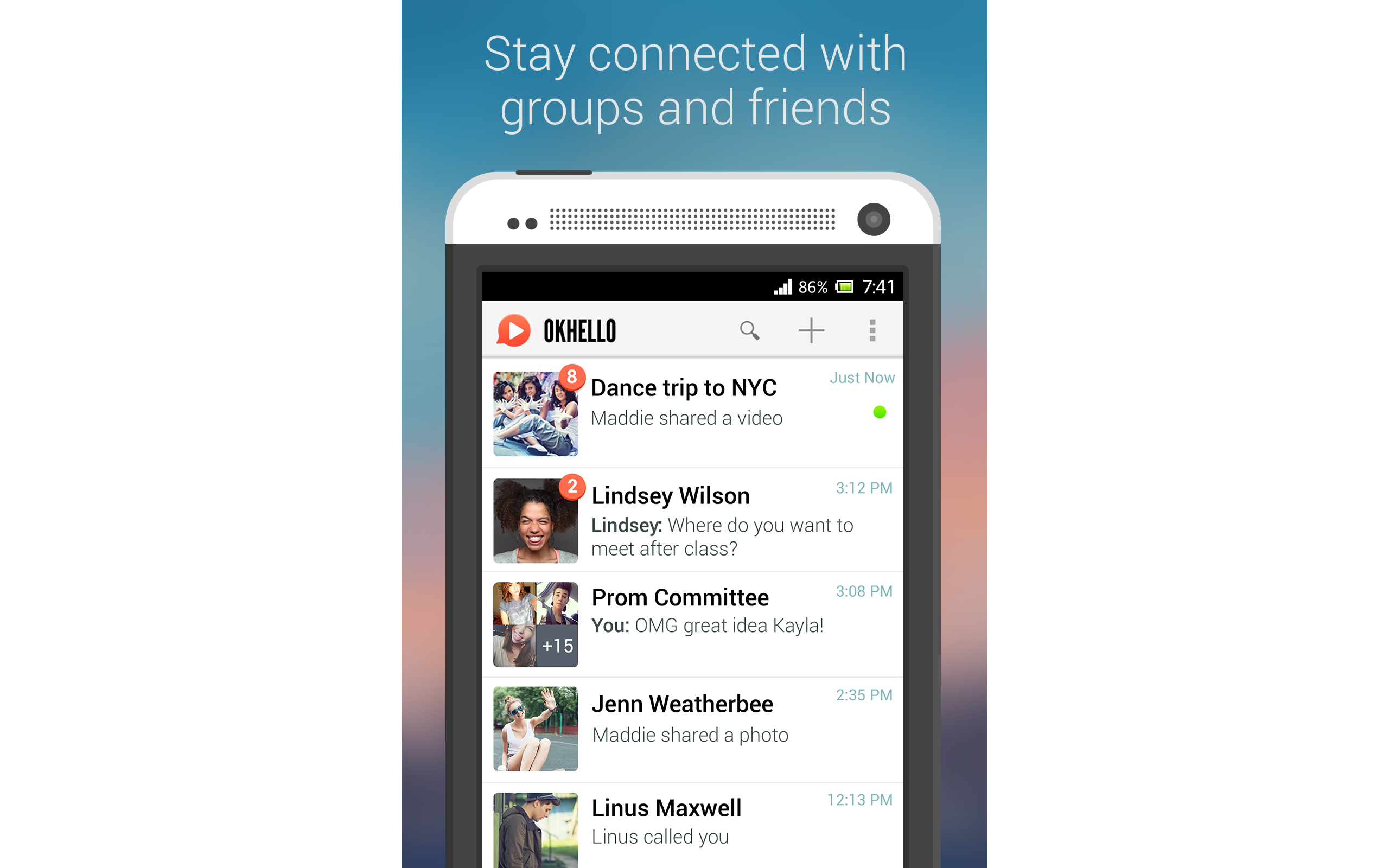 OkHello: Free Group Video Chat - App on Amazon Appstore