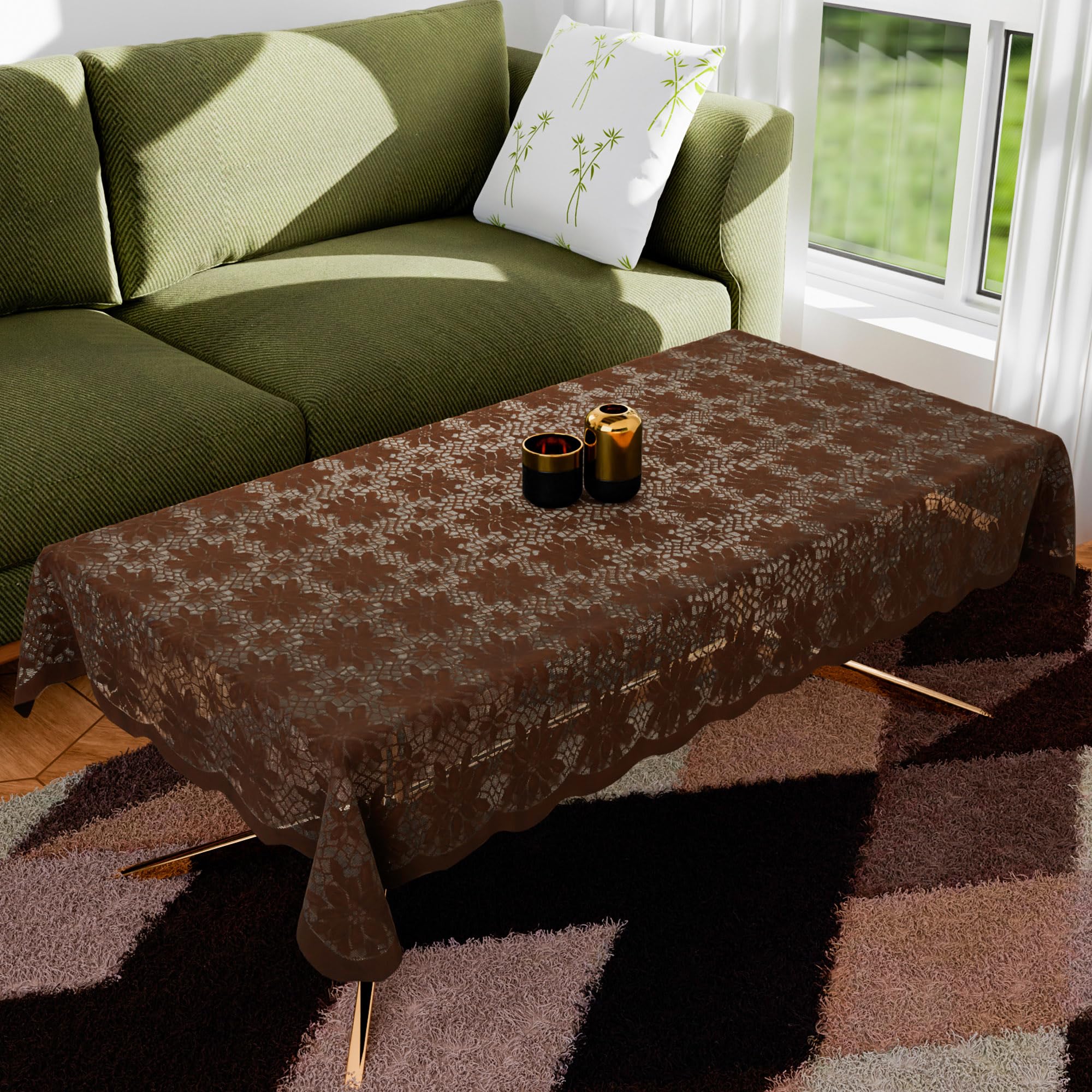 Kuber Industries Center Table Cover | Cotton Table Cloth Cover | 4 ...