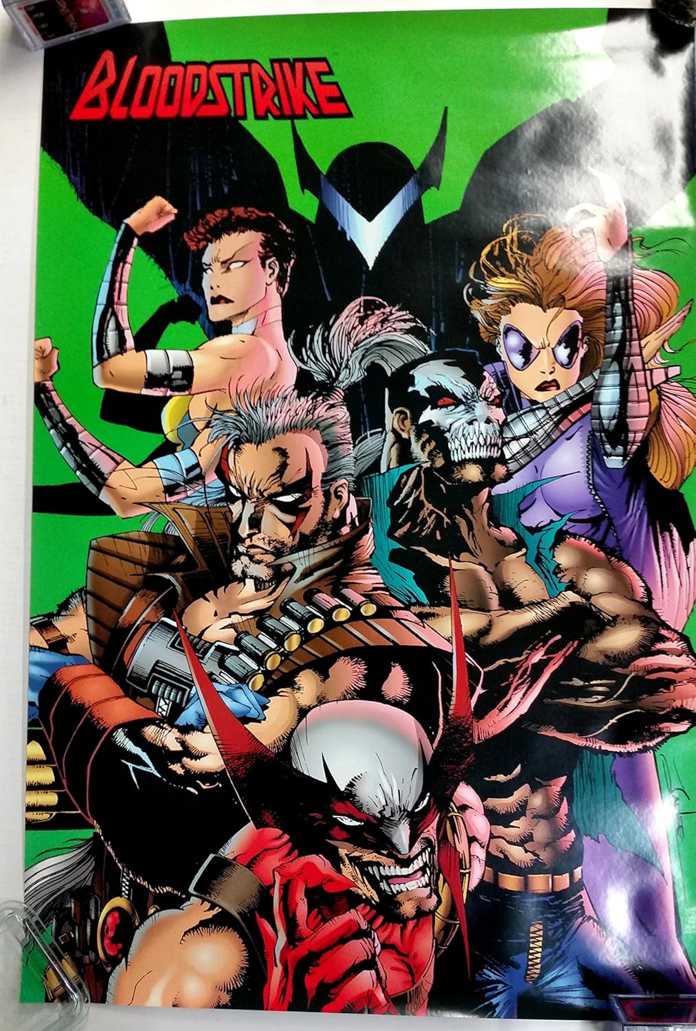 Bloodstrike Image Comics Vintage Poster 22 x 34 inches - DC Comics Art ...