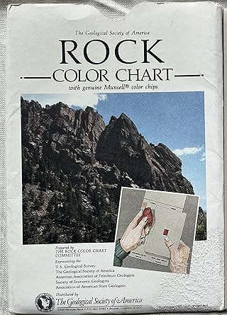 Amazon.com: Rock Color Chart with Genuine Munsell Color Chips : Office ...