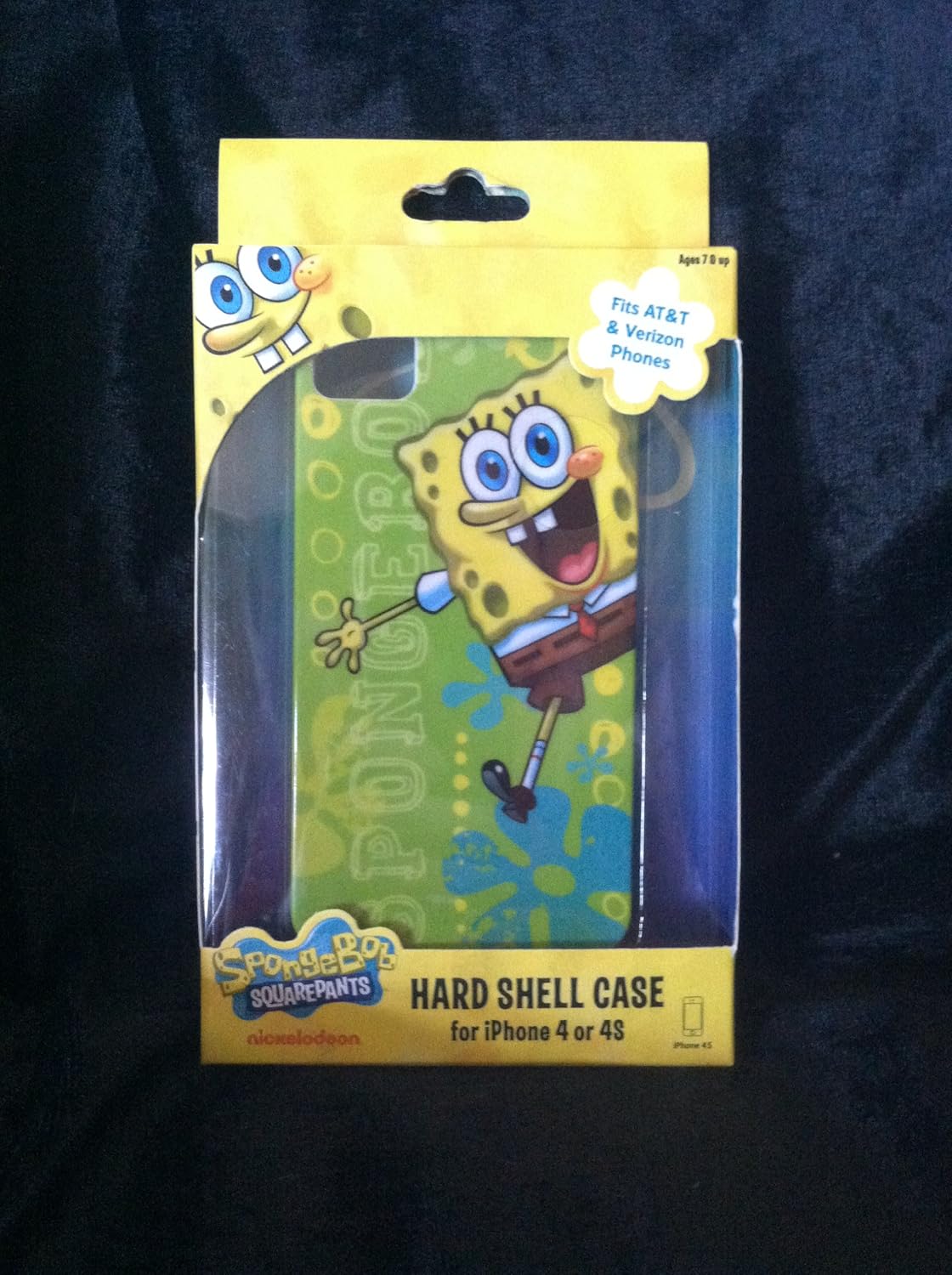 Amazon.com: Spongebob Hard Shell Case iPhone 4 or 4S : Cell Phones ...