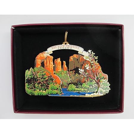 Amazon.com: Arizona State Brass Christmas Ornament Souvenir Gift Cactus ...