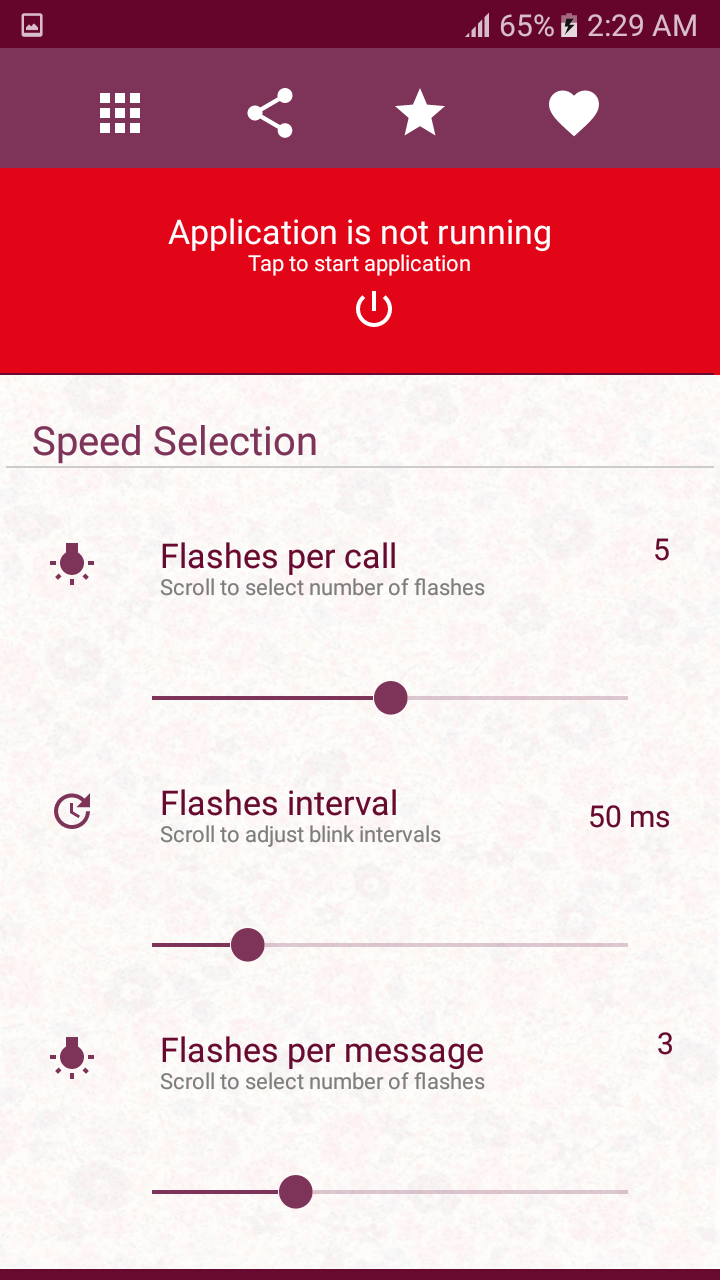 Flash on call and sms - App on Amazon Appstore