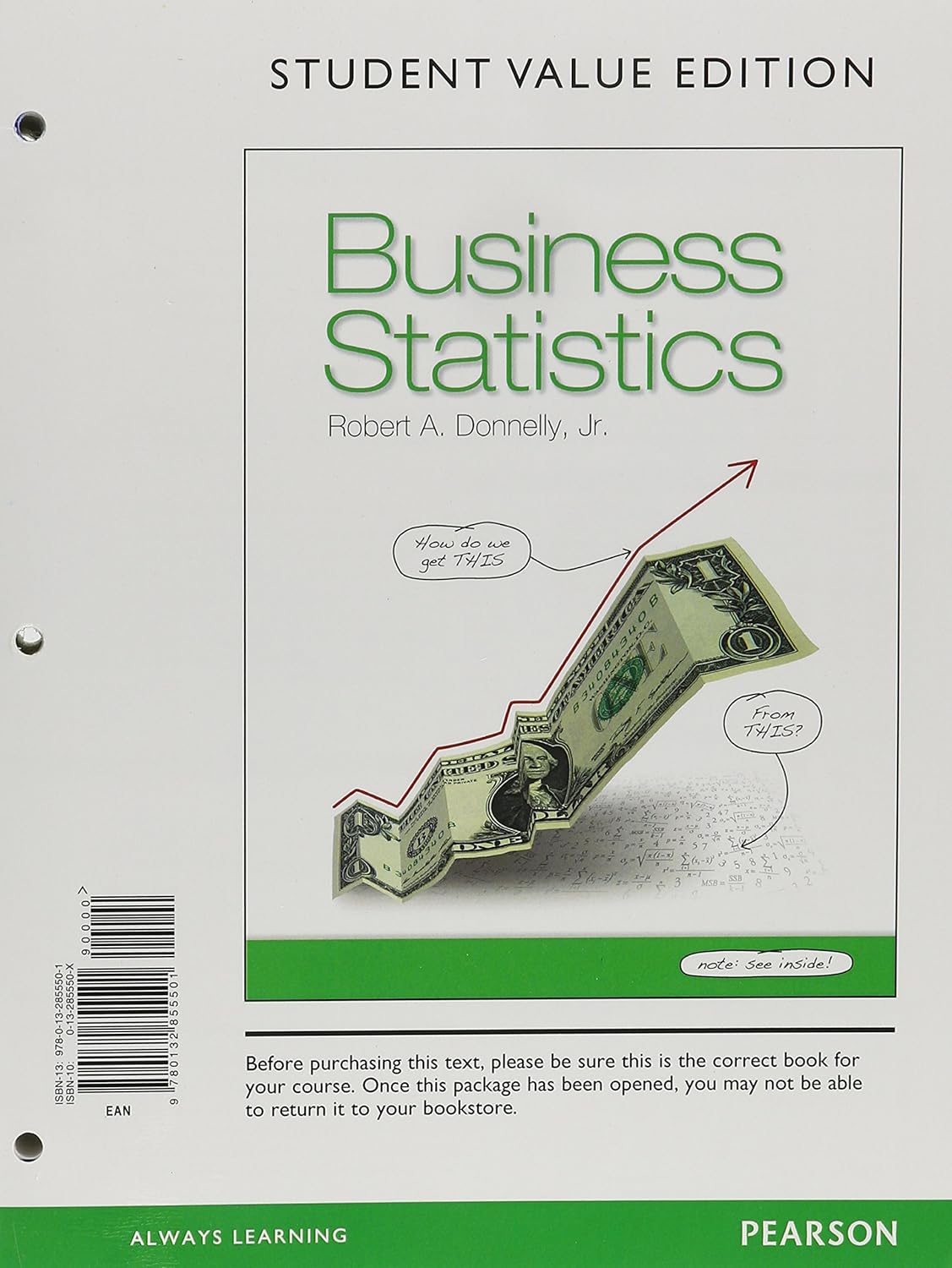 Business Statistics, Student Value Edition plus MyStatLab with Pearson ...
