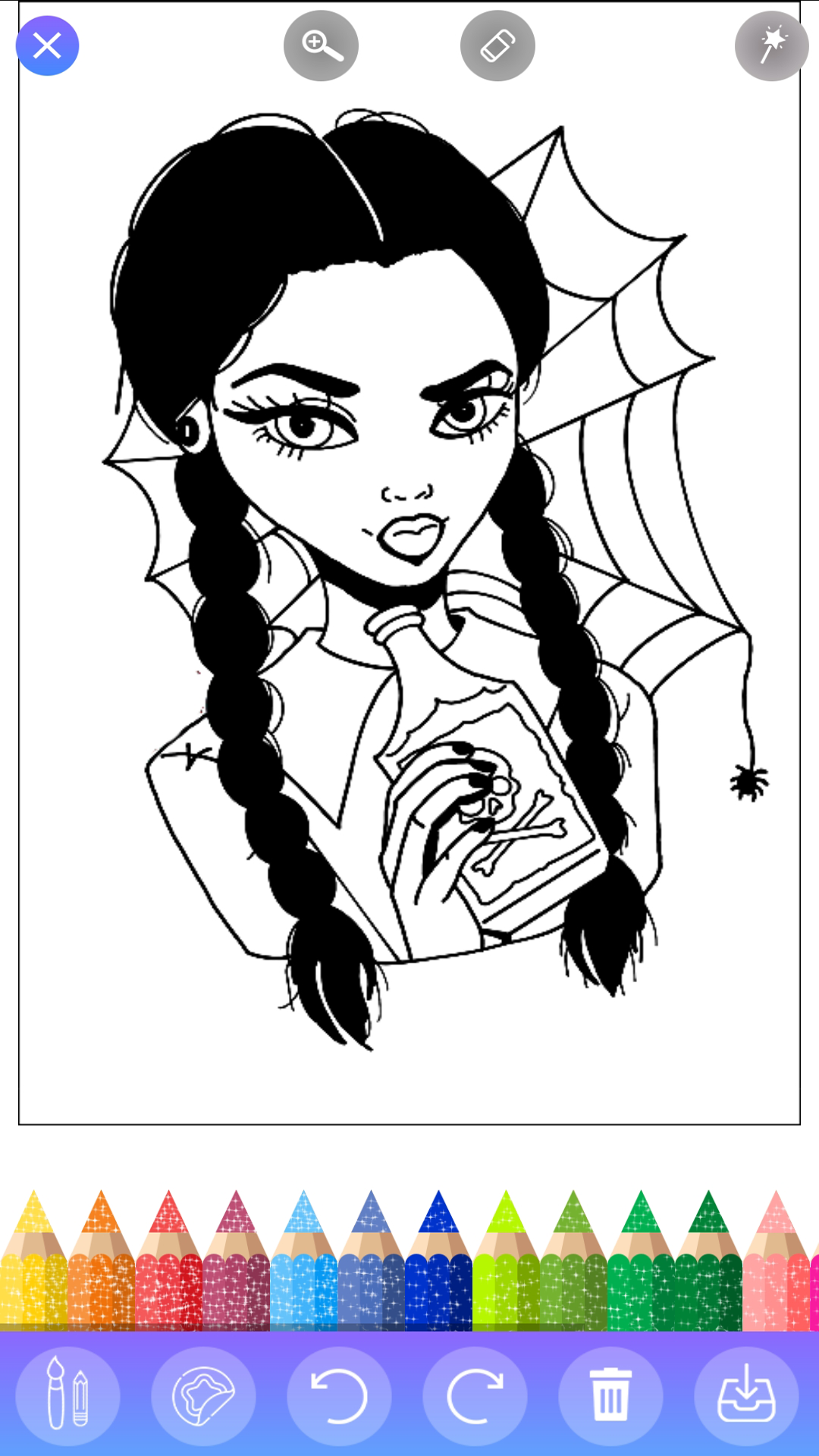 Coloring Family Scary Glitter Game - App on the Amazon Appstore