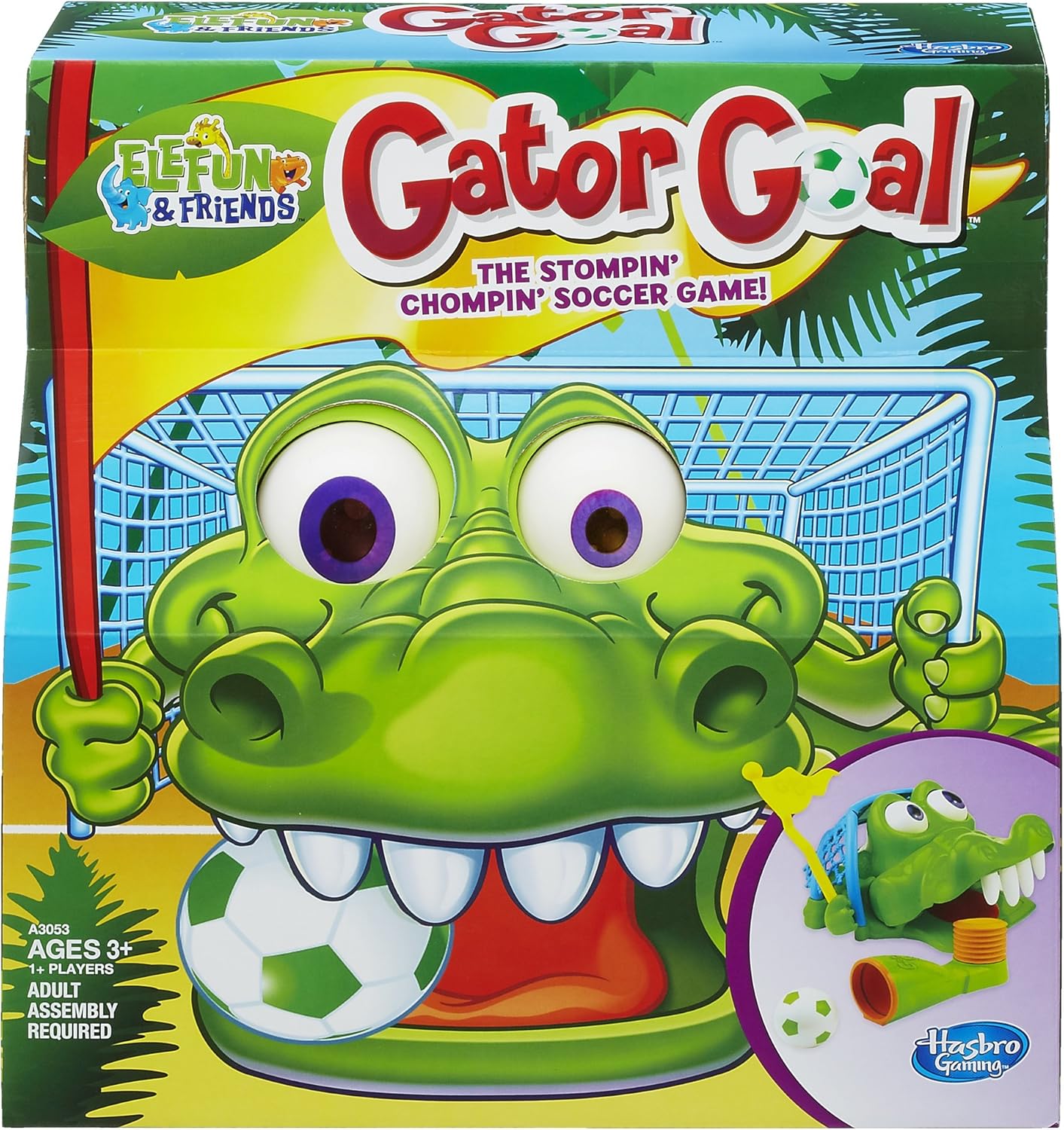 Amazon.com: Hasbro Gaming Elefun and Friends Gator Goal Game : Toys & Games