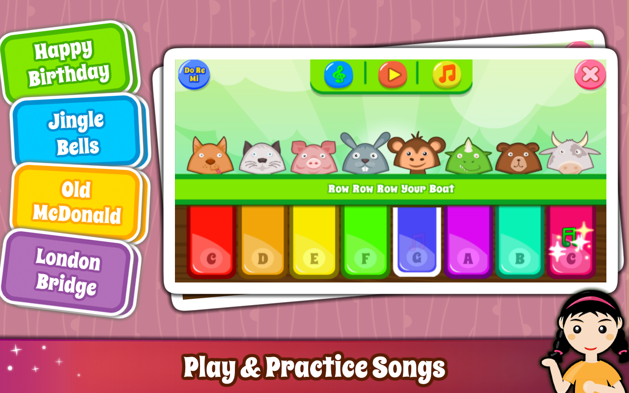 Kids Animal Piano Games & Songs - Musical Learning Game - App on Amazon ...