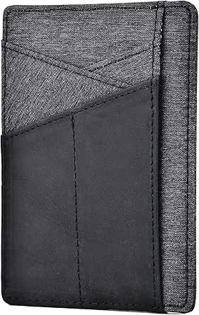kinzd Slim Wallet RFID Front Pocket Wallet Minimalist Secure Thin ...
