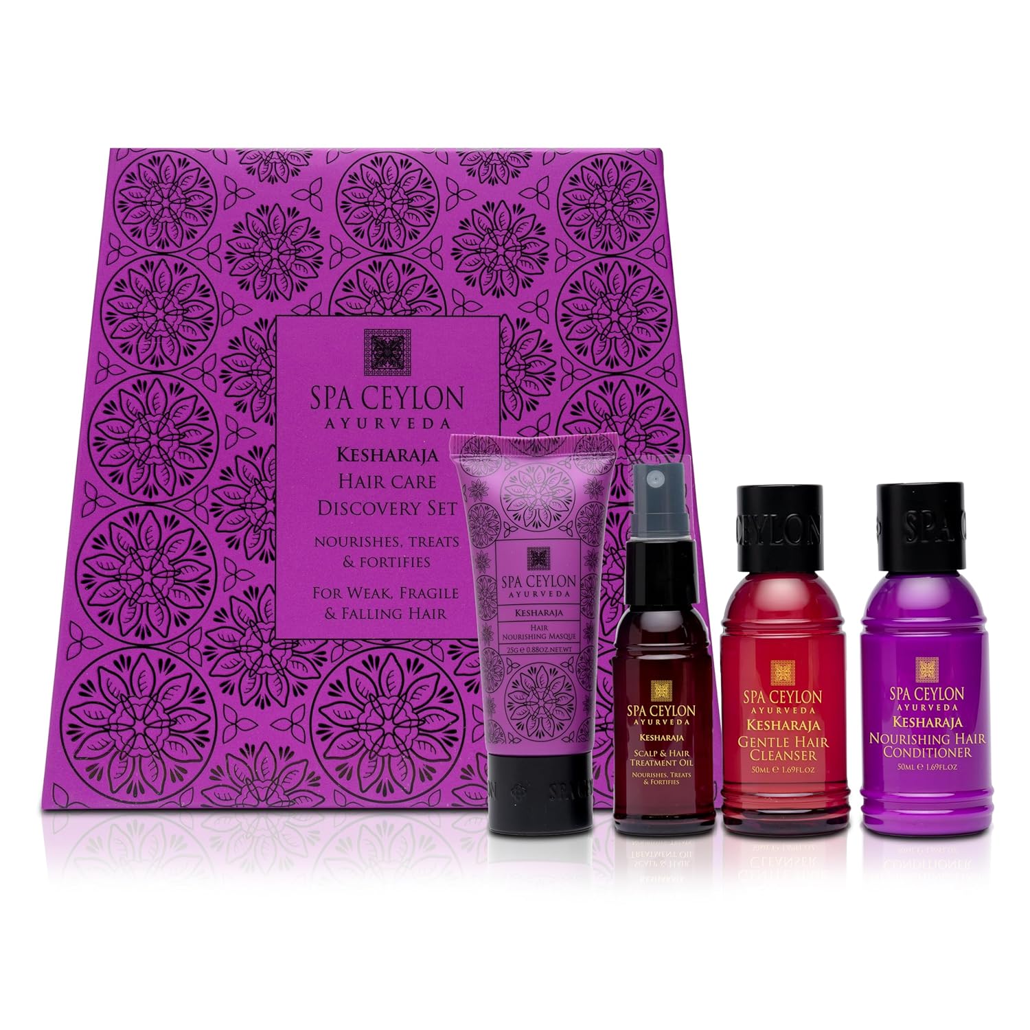 Amazon.com : SPA CEYLON Kesharaja Hair Care Discovery Set | Weak ...