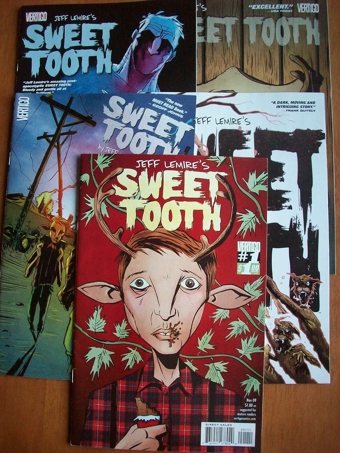 Amazon.com: Sweet Tooth #1 through 5. First Story Arc: Jeff Lemire: Books