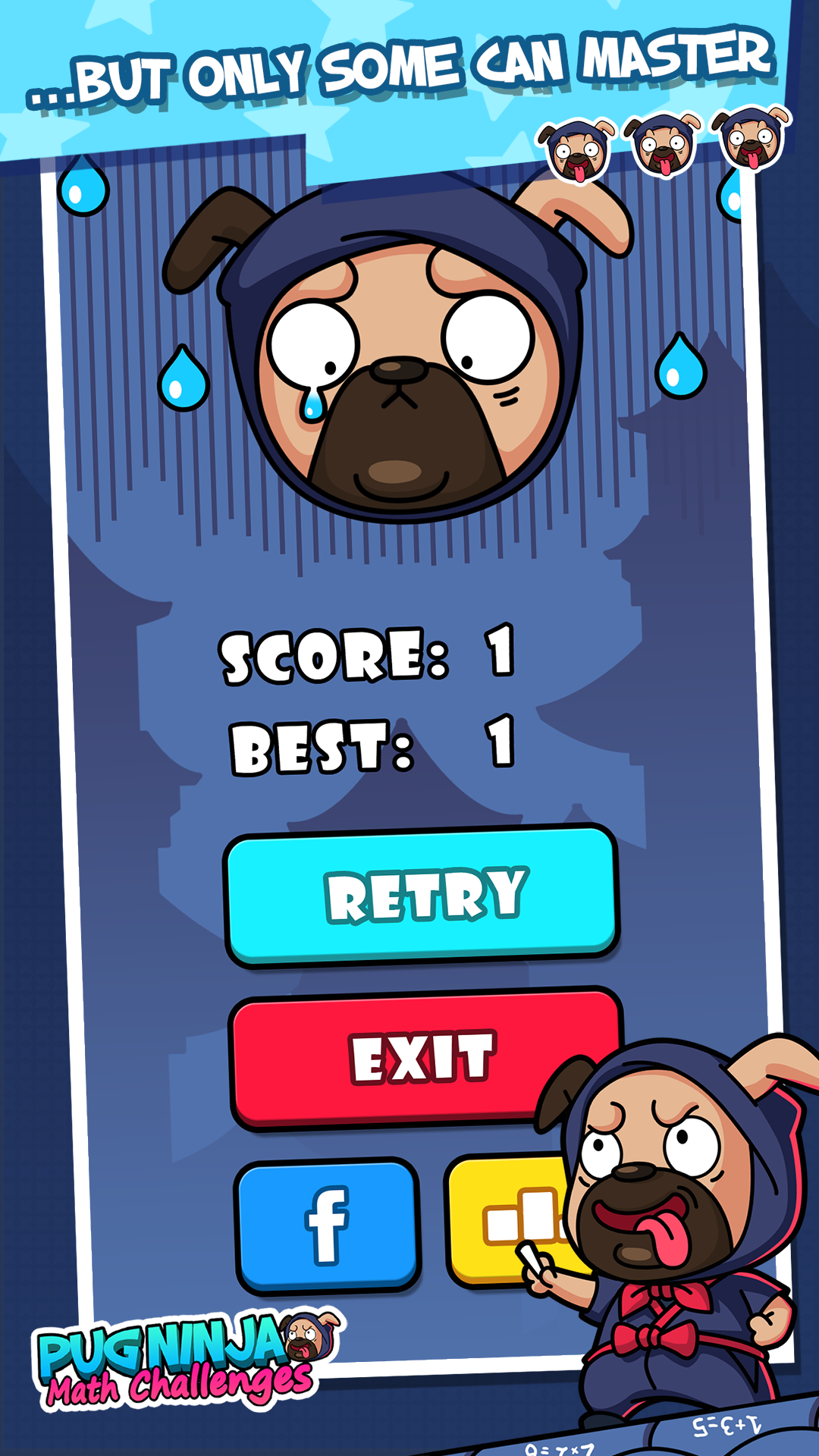 Pug Ninja - Math Challenges - App on the Amazon Appstore