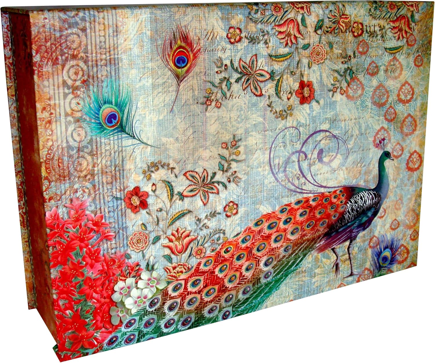 Amazon.com: Punch Studio Decorative Storage Flip Top Nesting Box India ...