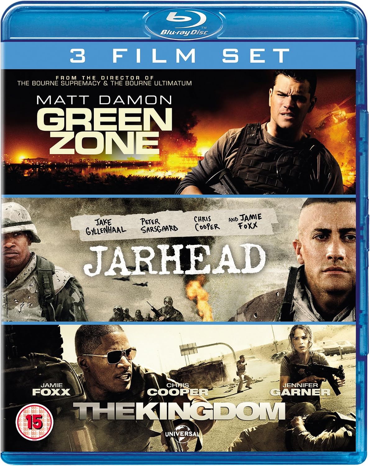 Green Zone/Jarhead/The Kingdom [Blu-ray] [Region B]: Amazon.co.uk ...
