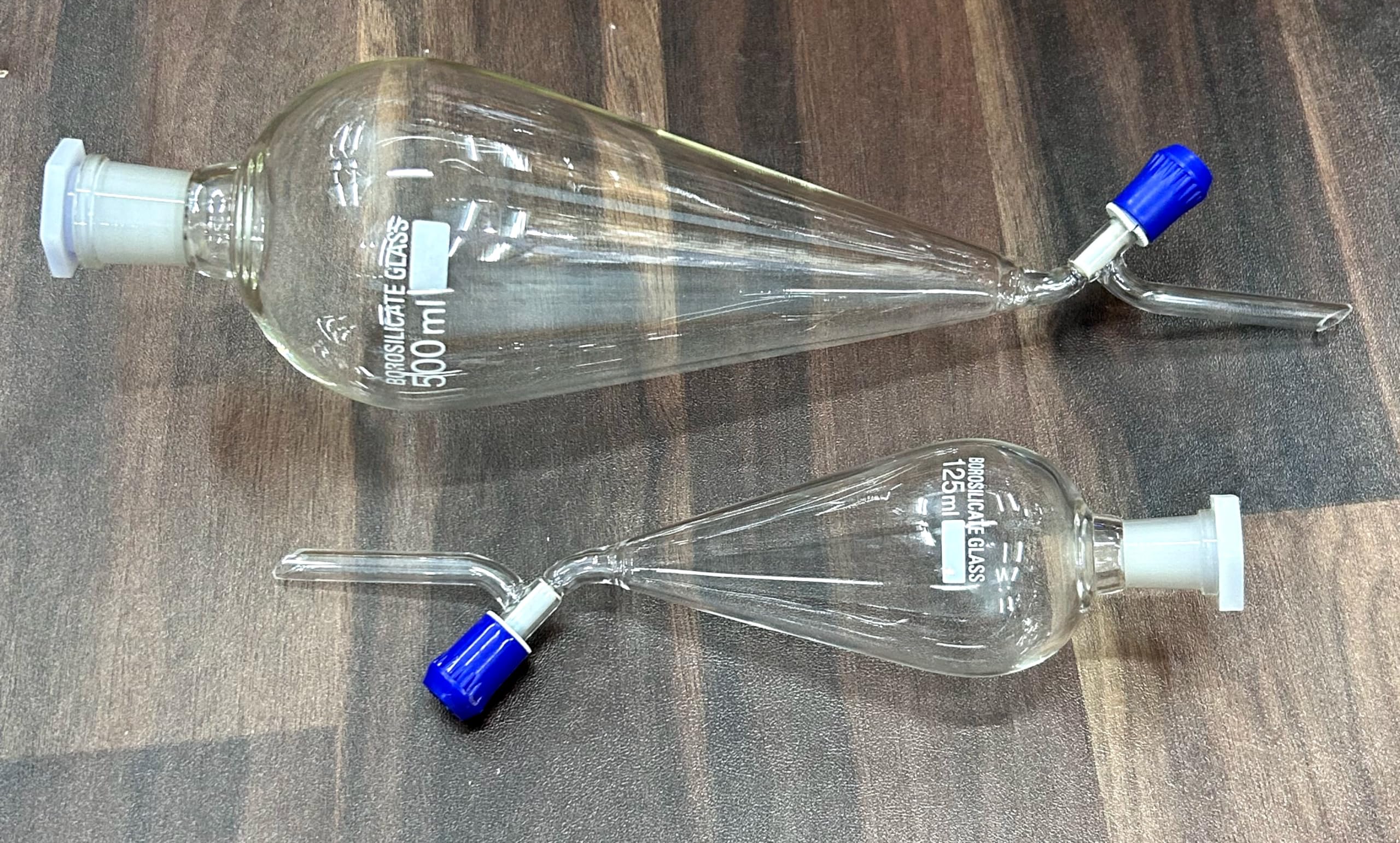 DT Science House, Borosilicate Glass Separating Funnel Pear Shape with ...