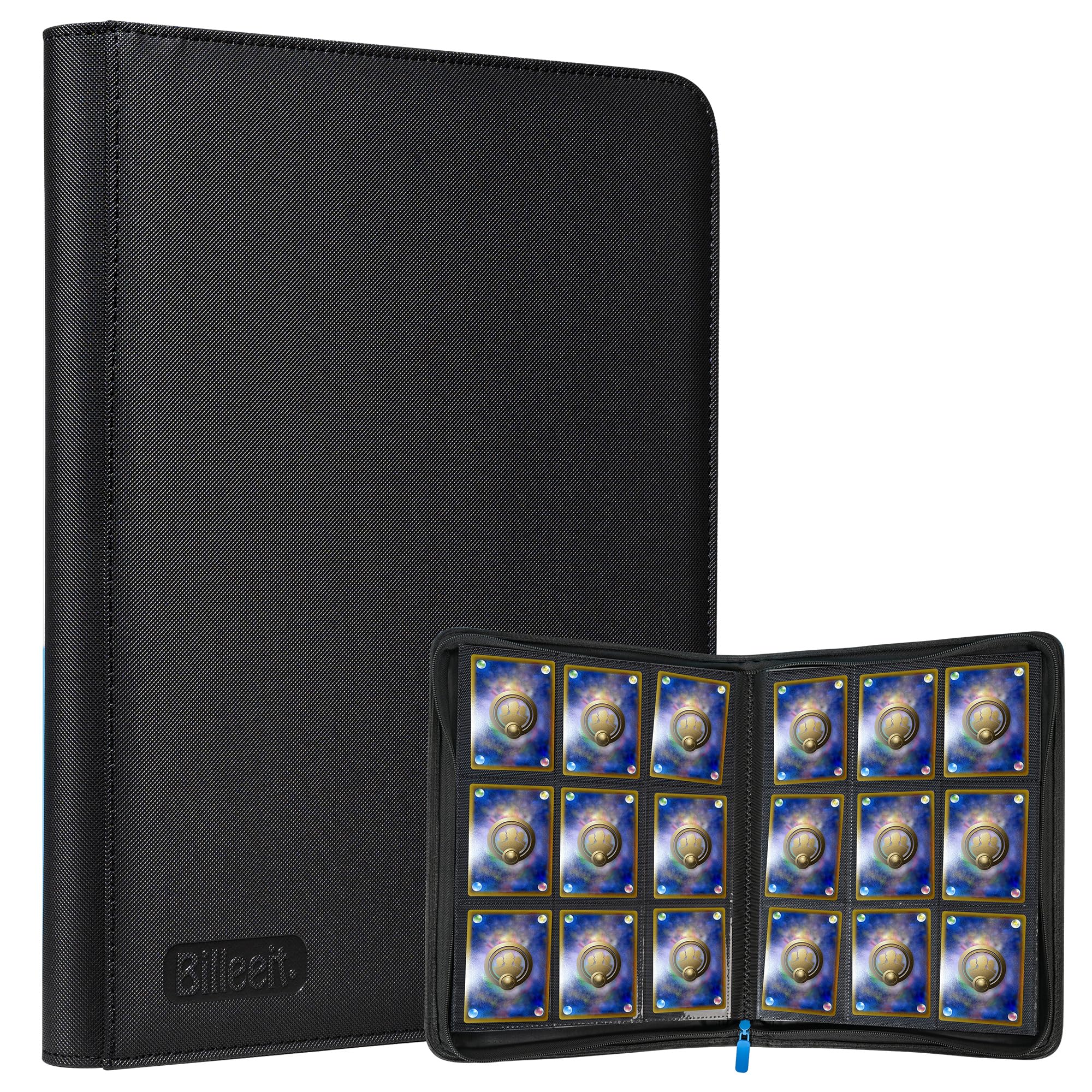 Amazon.com: Premium Zipper Trading Card Binder Compatible with Sport ...